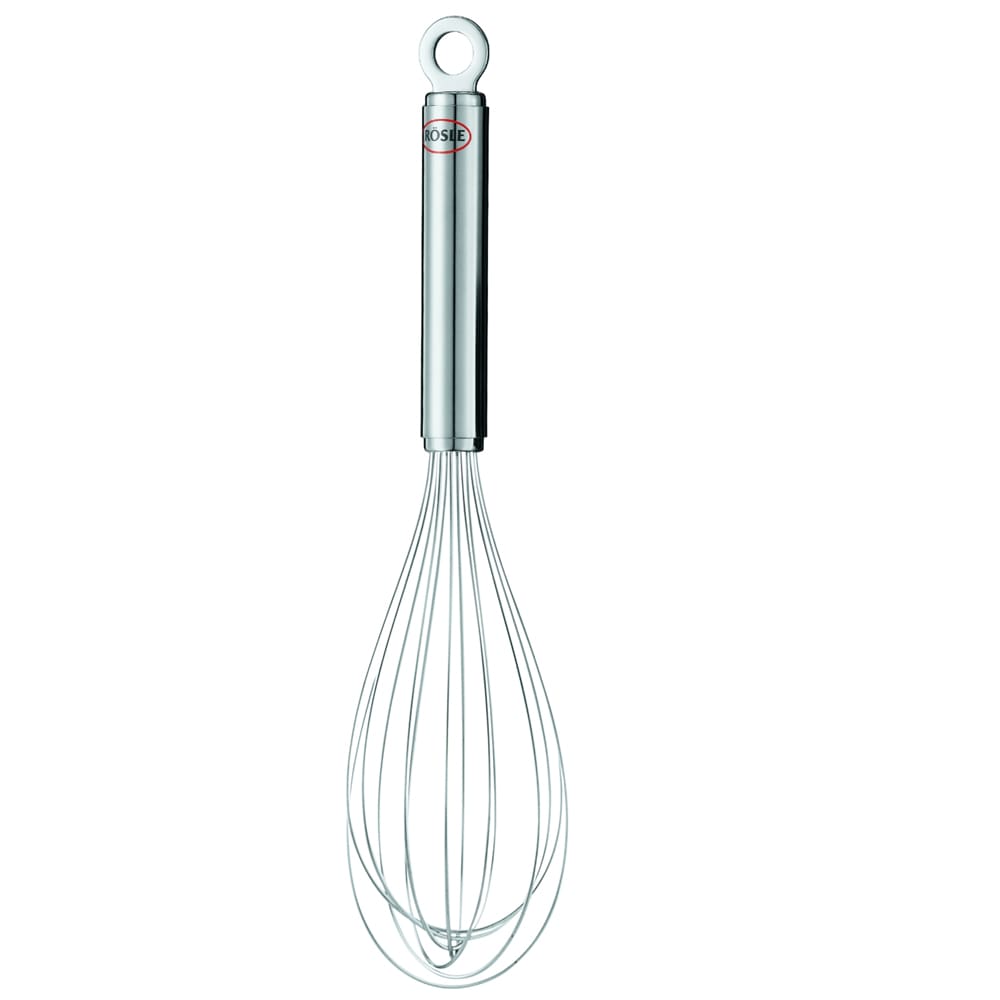 Rosle 95598 6.7" Egg Whisk w/ Round Handle & 12 Wires, Stainless