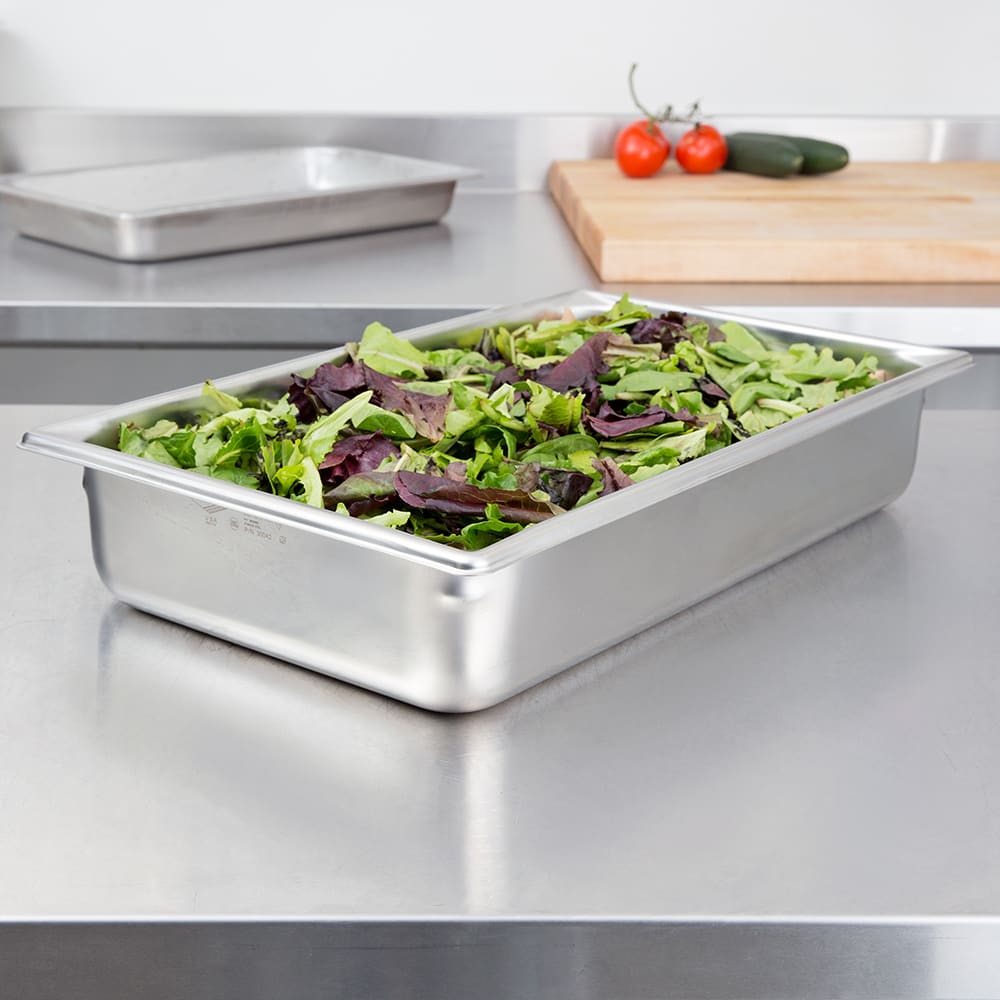 Vollrath 30042 Jacob's Pride® Super Pan V Full Size Steam Pan, Stainless