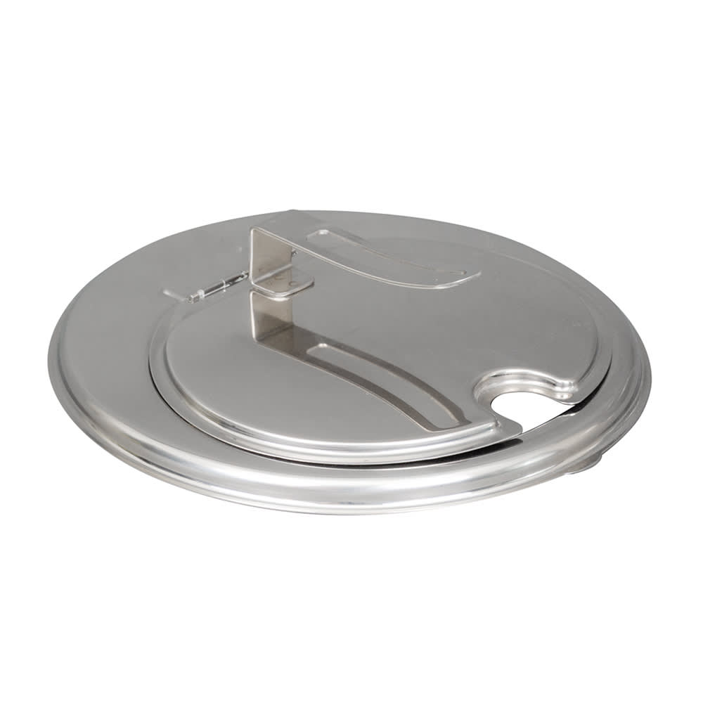 Vollrath 47493 Hinged Inset Cover for 7 qt Inset - Stainless Steel