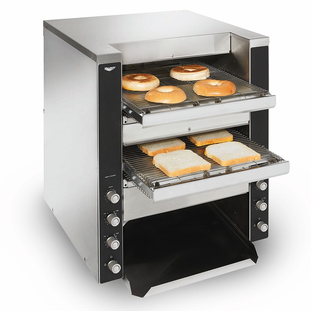 Vollrath CT4-208DUAL Conveyor Toaster - 1100 Slices/hr w/ 1 1/2" - 3 ...