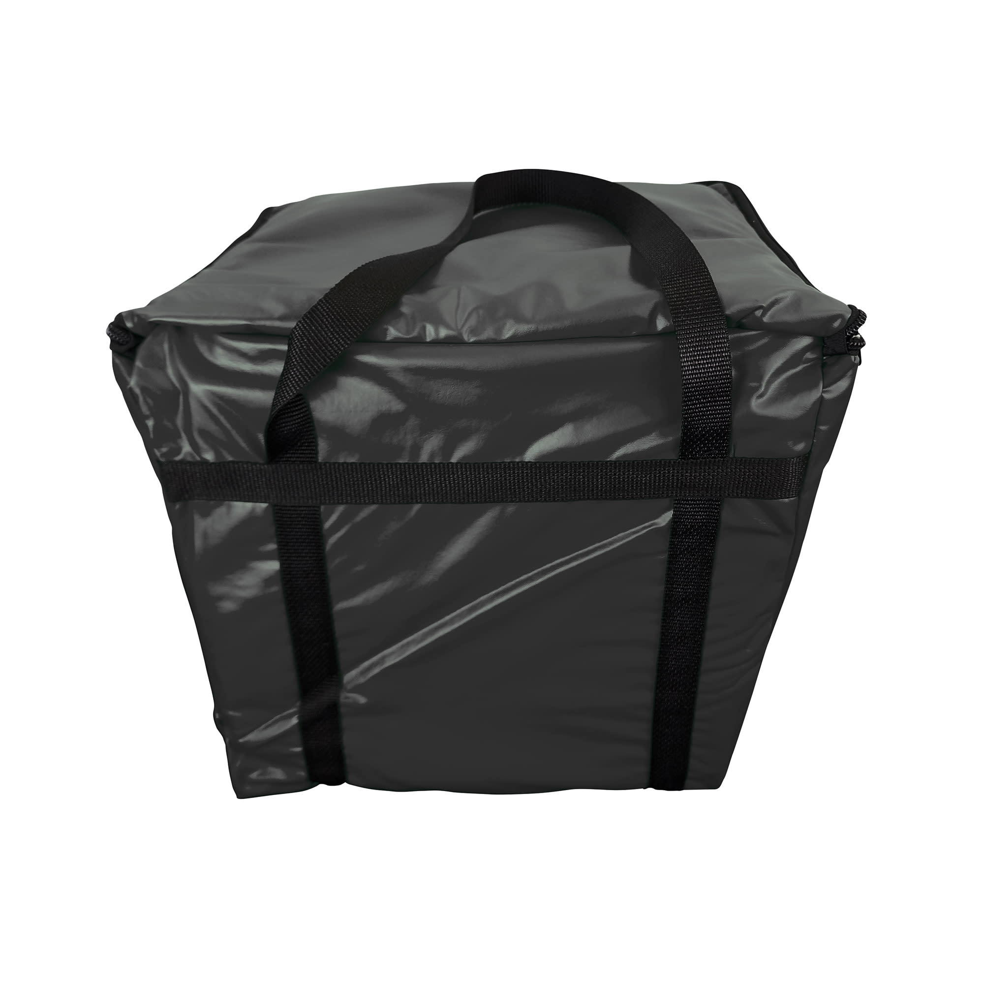 Intedge IFC-2 Insulated Food Carrier - 11" x 13" x 12", Vinyl, Black