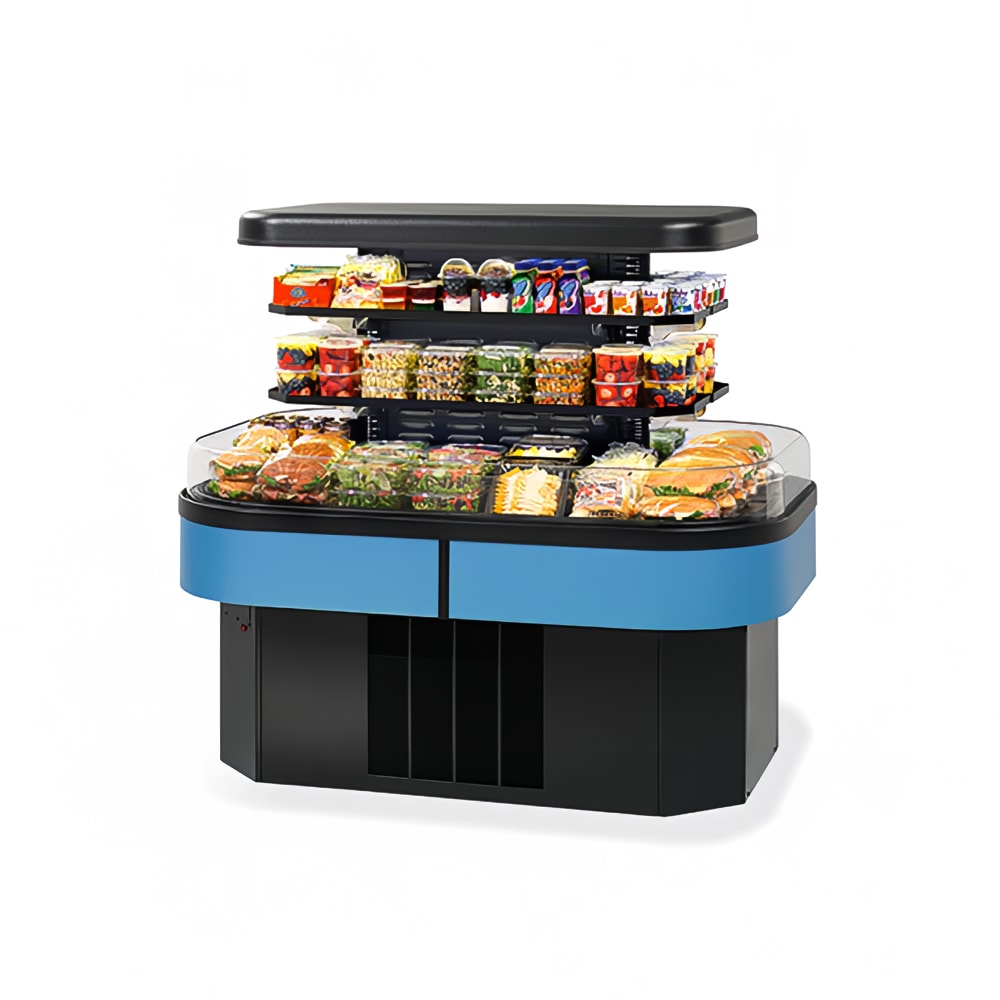 Federal IMSS60SC-3 60" Horizontal Open Air Cooler w/ (4) Levels, 208 ...