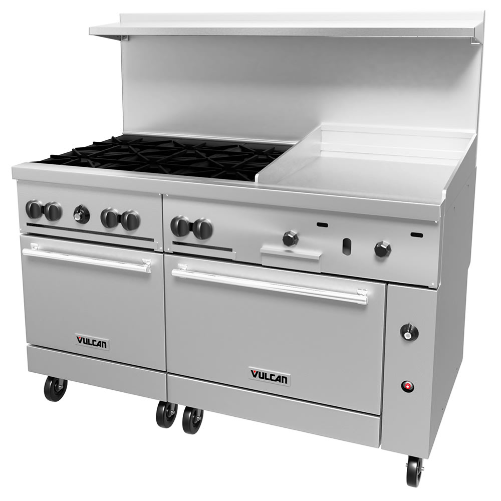 Vulcan 60SC-6B24GT 60" 6 Burner Gas Range w/ Griddle & (1) Standard ...