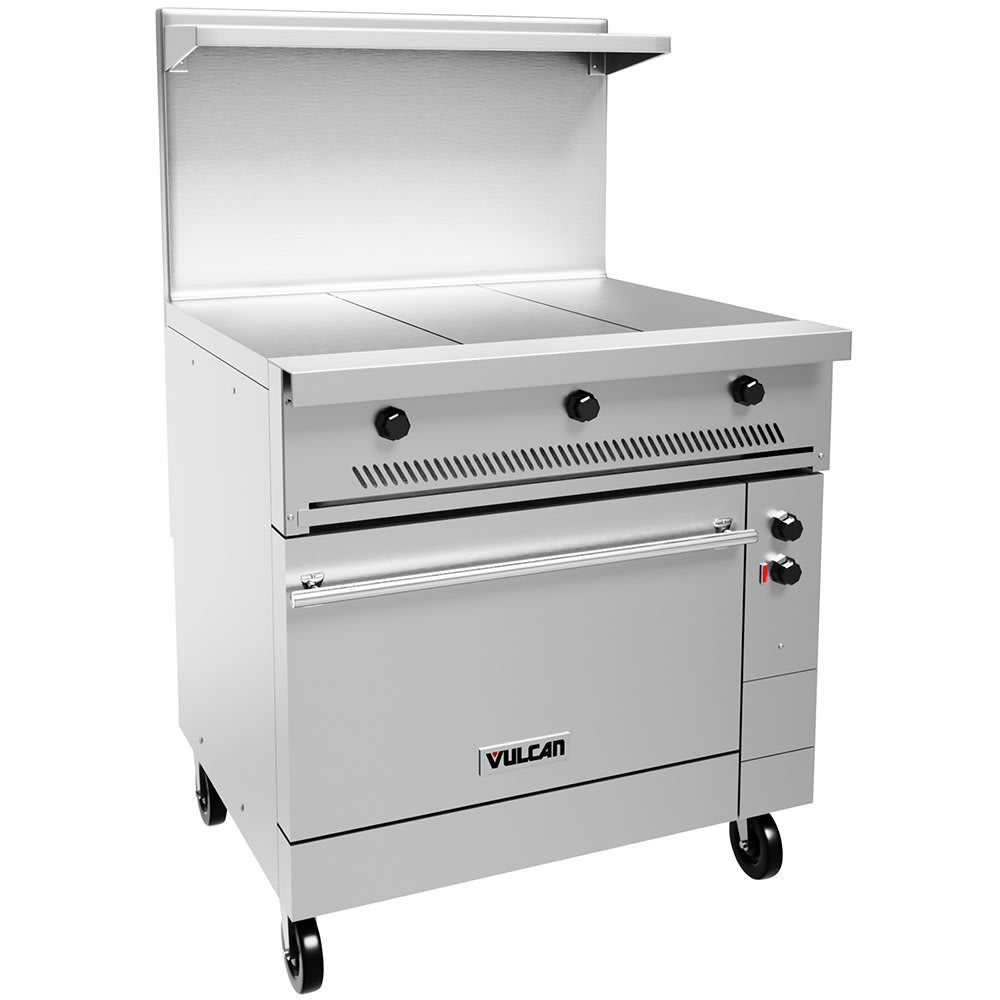 Vulcan EV36-S-3HT-208 36" Electric Range with (3) Hot Top, 208v/3ph