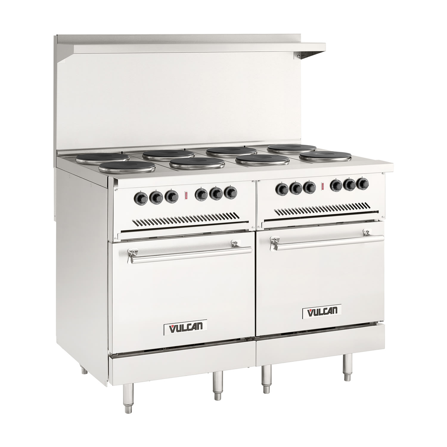 Vulcan EV48SS-8FP-480 48" Electric Range w/ (8) French Hot Plates & (2 ...