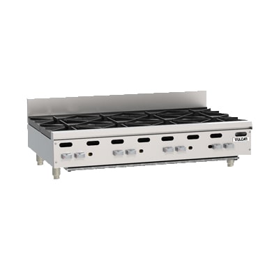 Vulcan VHP848 48" Gas Hotplate w/ (8) Burners & Infinite Controls ...