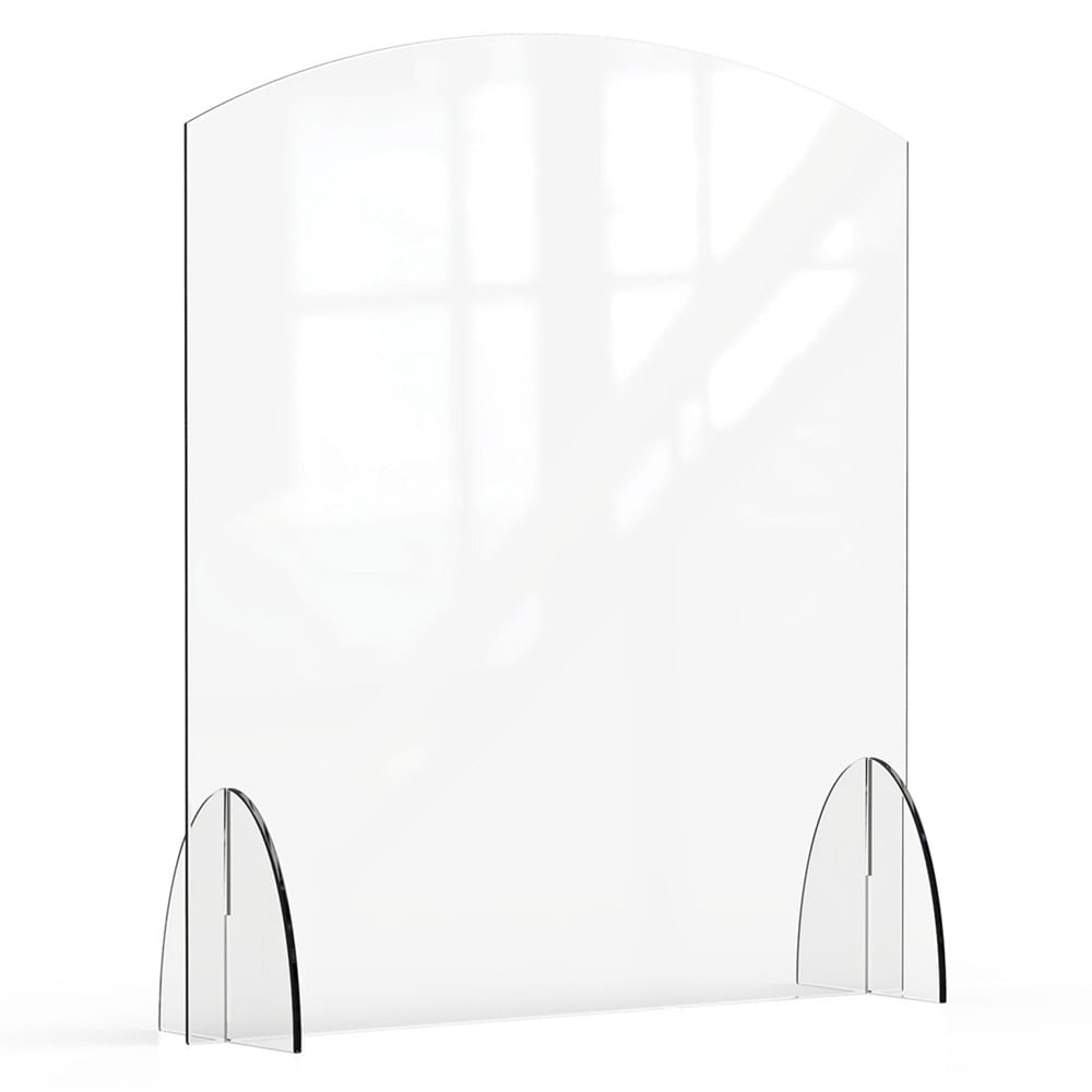 Rosseto AG016 Freestanding Safety Shield - 36"L x 40"H, Acrylic, Clear