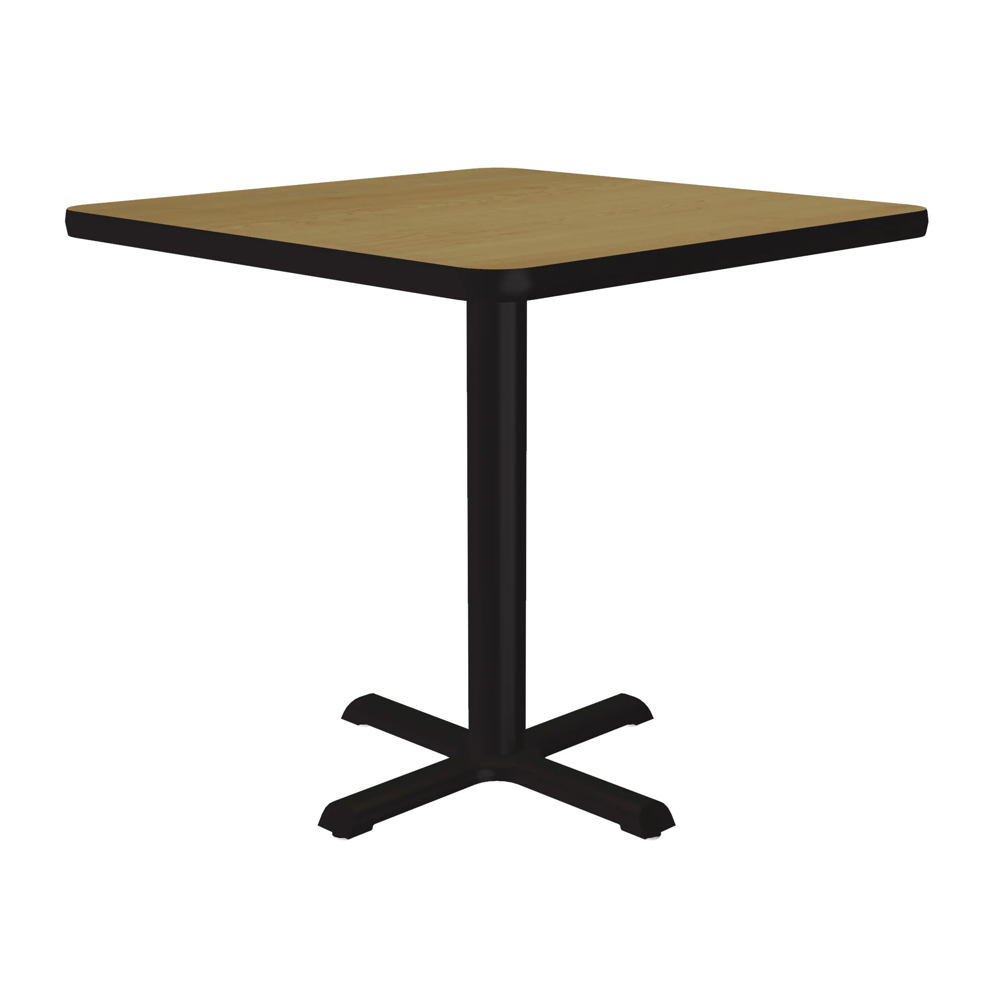 Correll BXT30S-16 30" Square Dining Height Table - Laminate, Fusion Maple