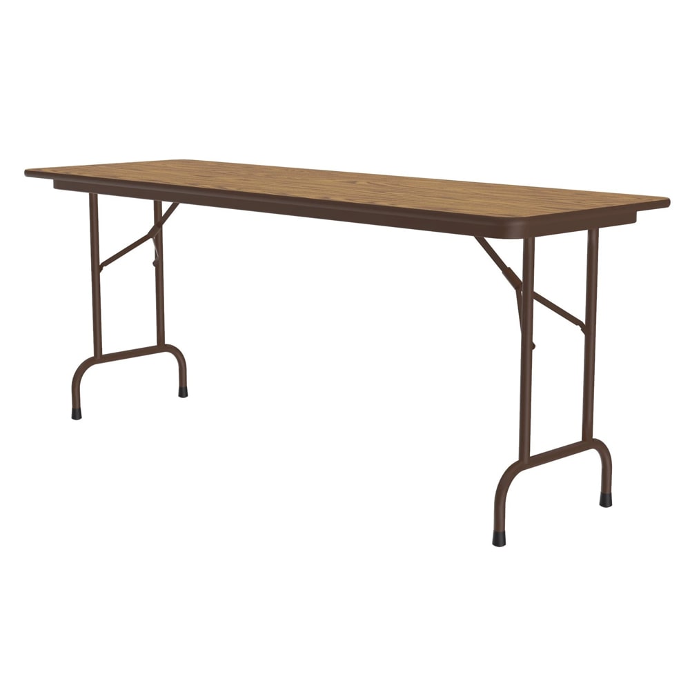 Correll CF2496PX 06 96" Rectangular Folding Table w/ Medium Oak Top, 29"H