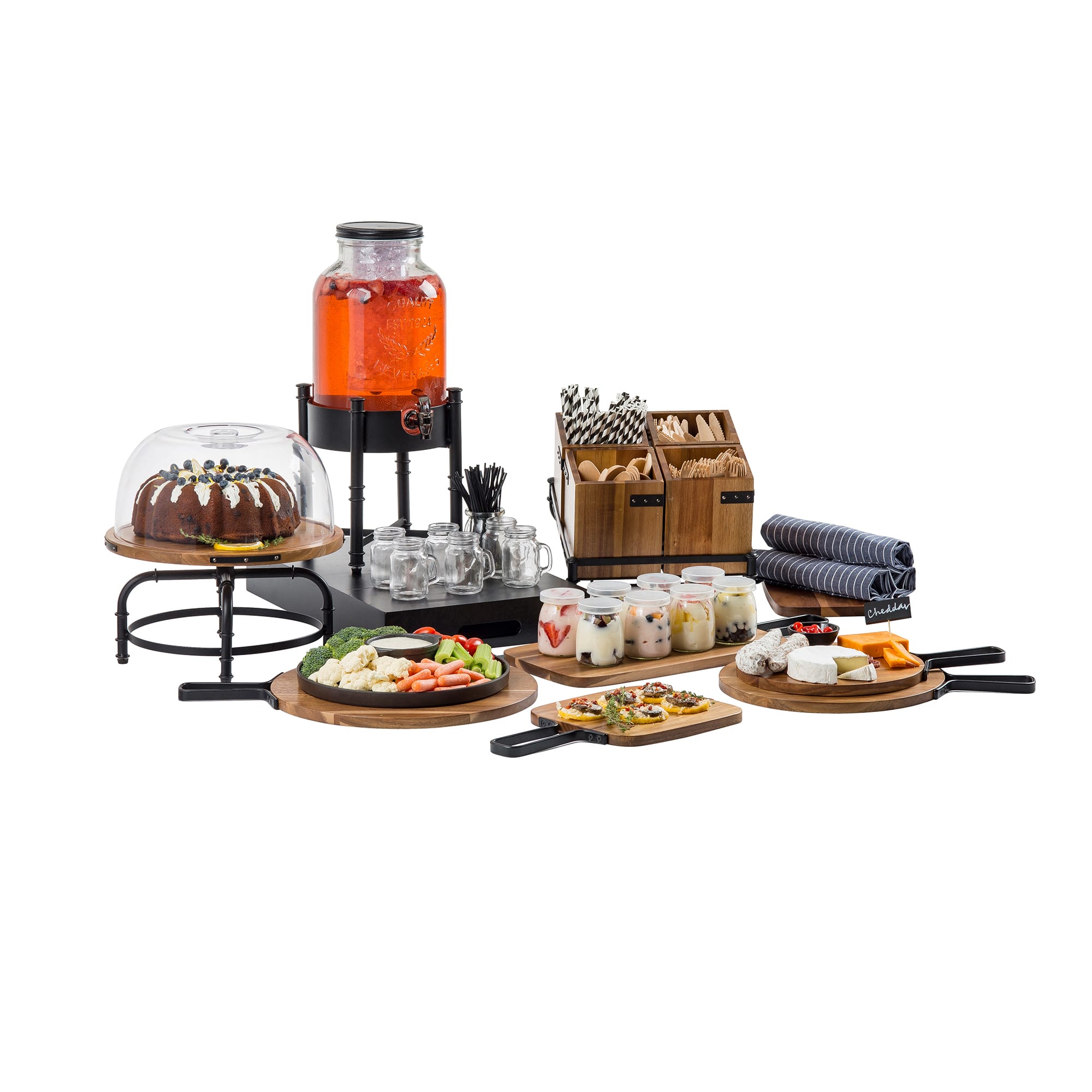 Tablecraft 10076 Rectangular Serving Paddle w/ Handle - 9 1/8" x 8 1/4 ...