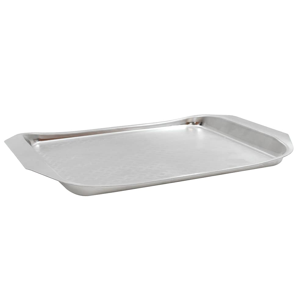 Tablecraft 20004 Rectangular Serving Tray - 14" x 10", Stainless Steel