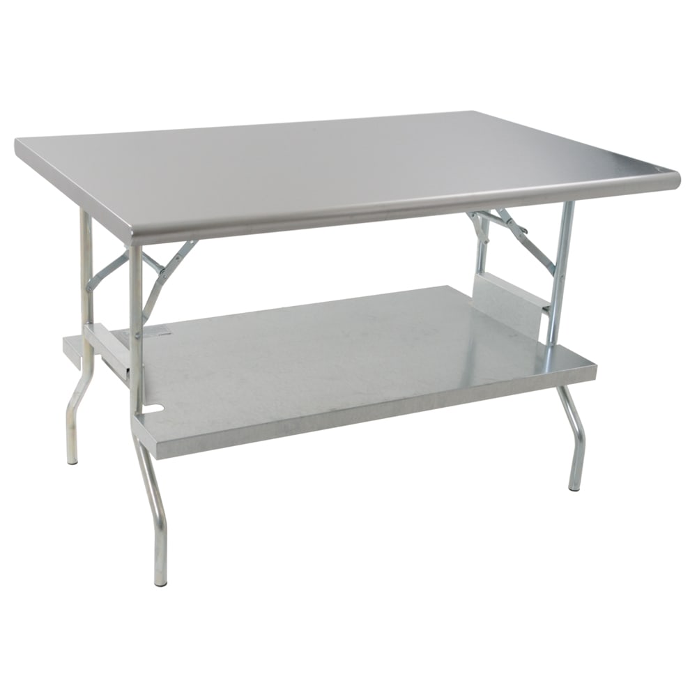 Eagle Group T3072F-USS 30x72" Stainless Folding Table - Removable ...
