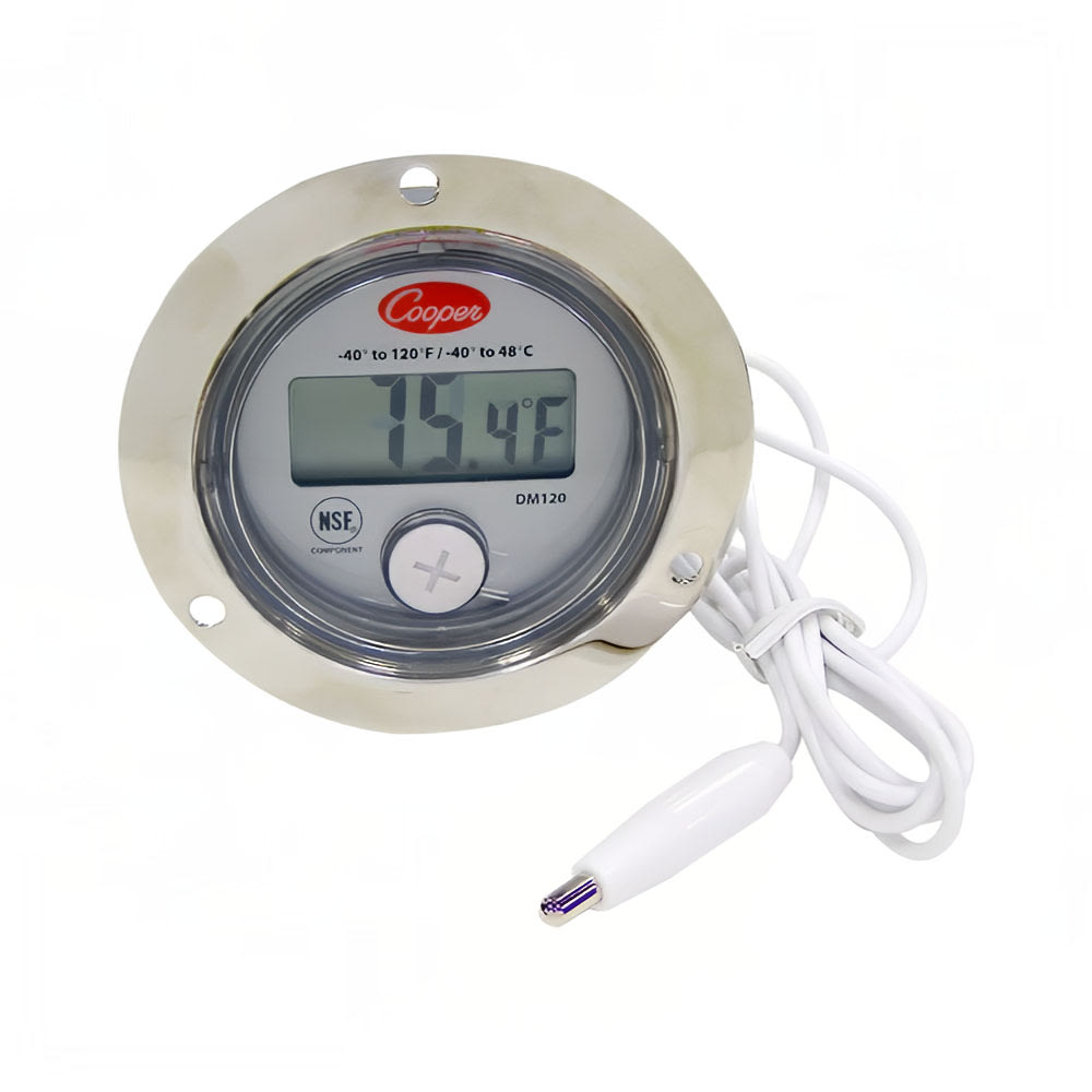 Cooper DM120-0-3 Panel Type Thermometer w/ Front Flange Case, -40 To ...