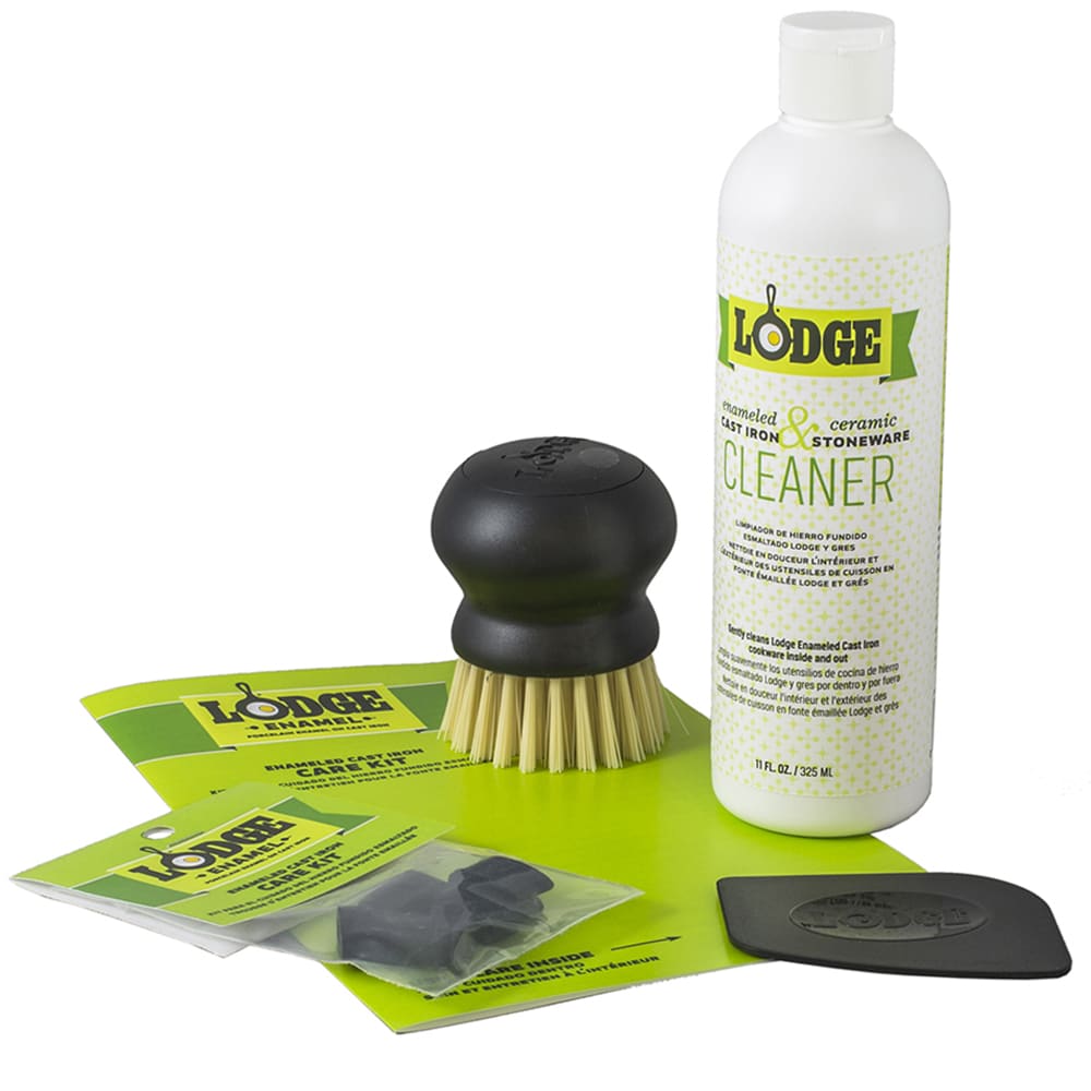 Lodge A-CAREE1 Pan Cleaner/Protectant Kit for Cast Iron & Stoneware ...