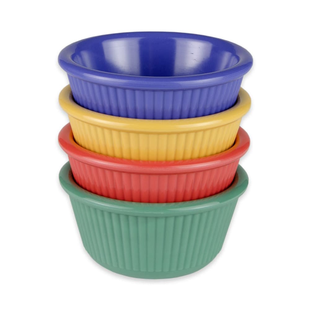 GET RM-389-MIX 3 oz Melamine Ramekin, Assorted Colors