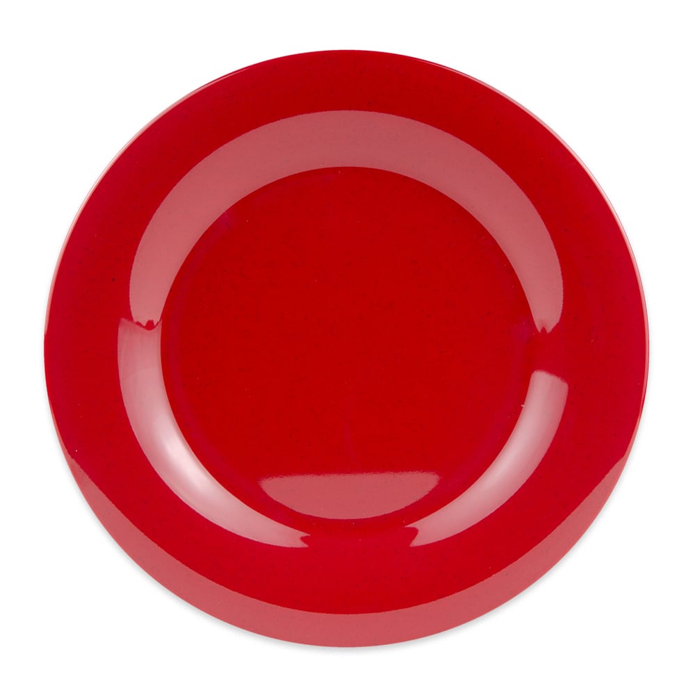GET WP-10-RSP 10 1/2" Melamine Dinner Plate, Red