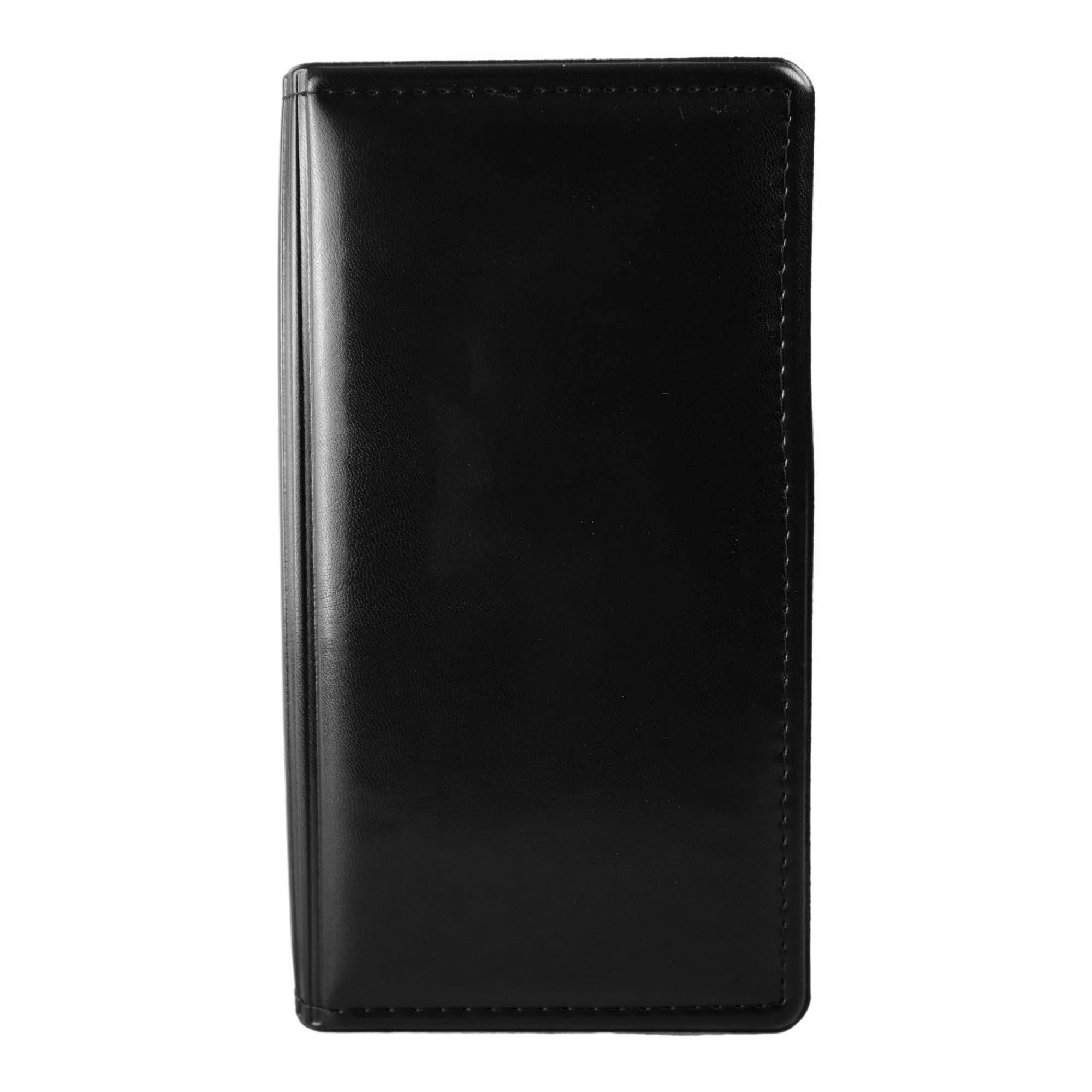 Risch 5000P BLACK NOPRINT Guest Check Holder - 5" x 9", Padded, Black