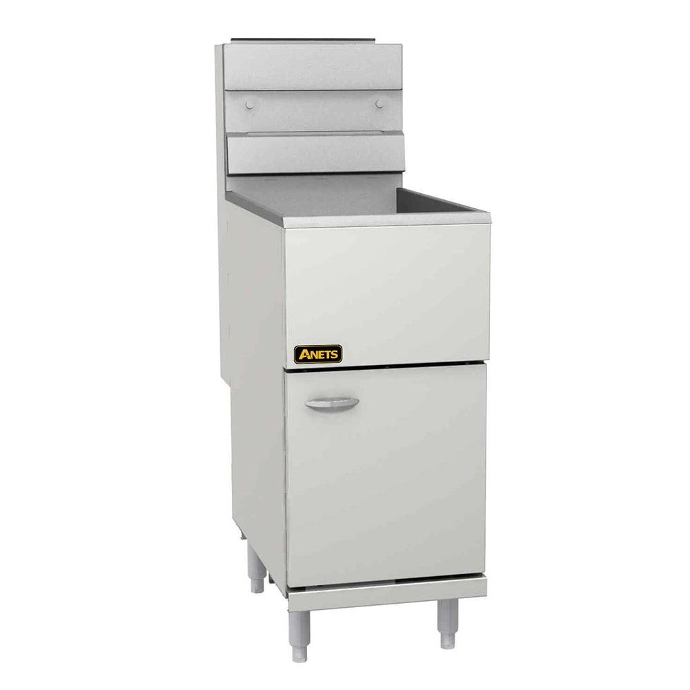 Anets 45AS Gas Fryer - (1) 45 lb Vat, Floor Model, Natural Gas