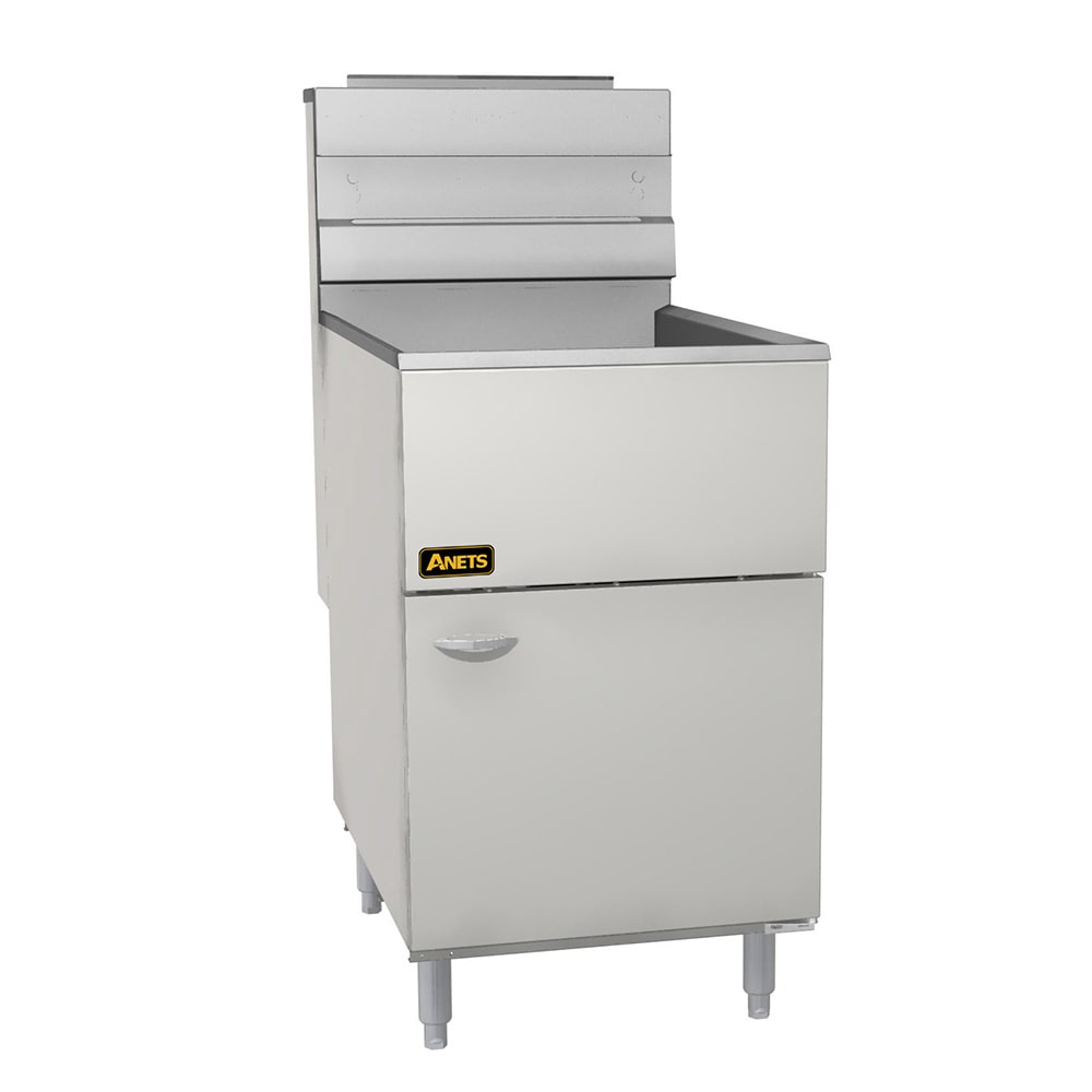 Anets 70AS Gas Fryer - (1) 80 lb Vat, Floor Model, Natural Gas