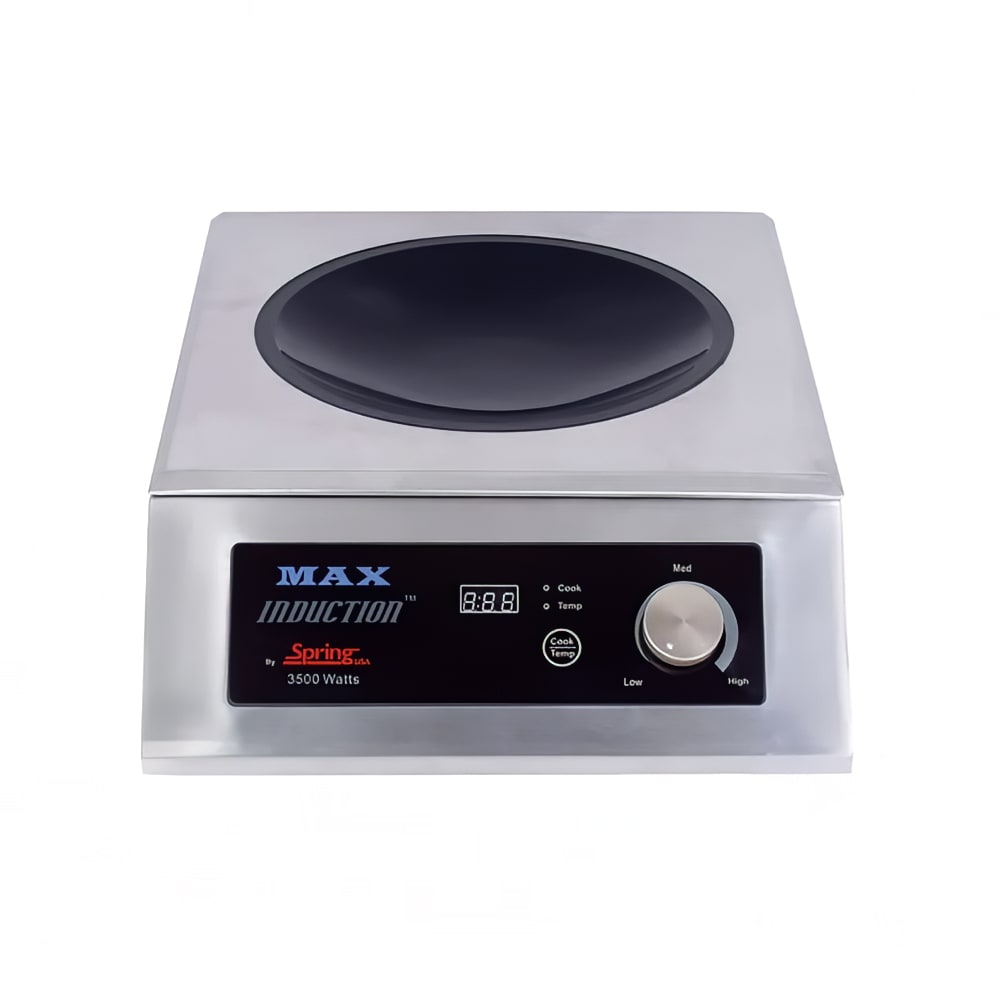 Spring USA SM-351WCR-6 MAX Induction® Countertop Induction Wok Unit w ...