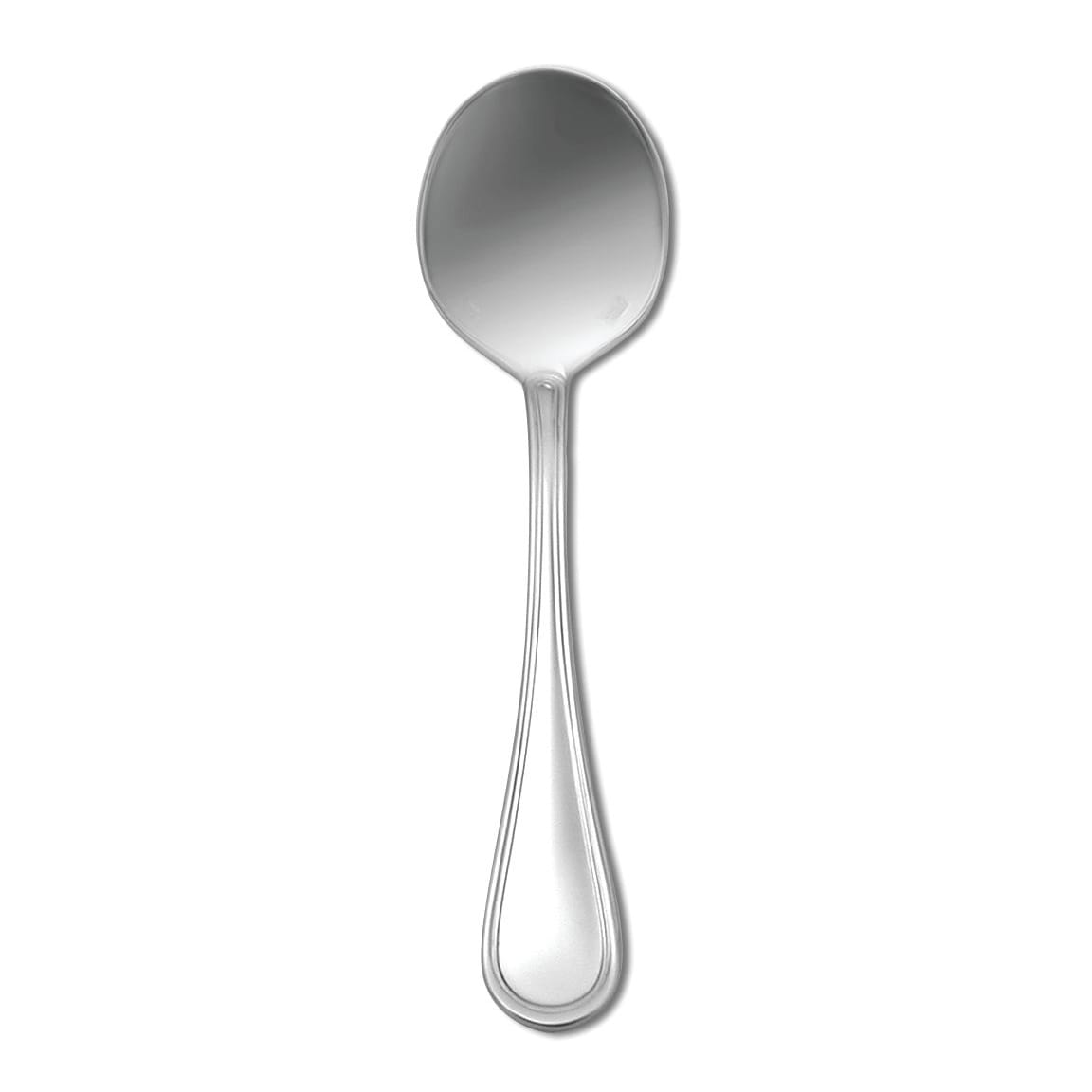 Oneida V029SRBF 6 1/2" Soup Spoon - Silver Plated, Bellini Pattern