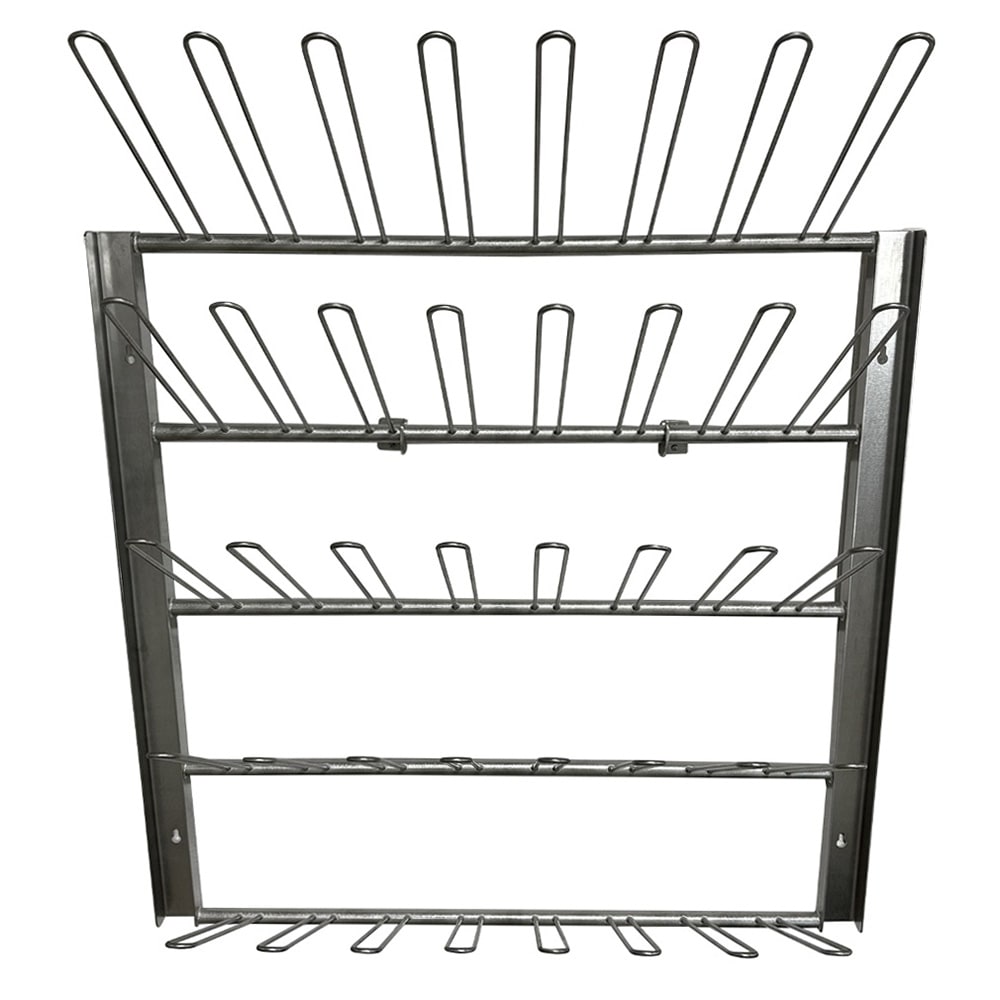 SSL Industries SSL-1075 42 3/4" Wall Mount Boot Rack, Stainless Steel