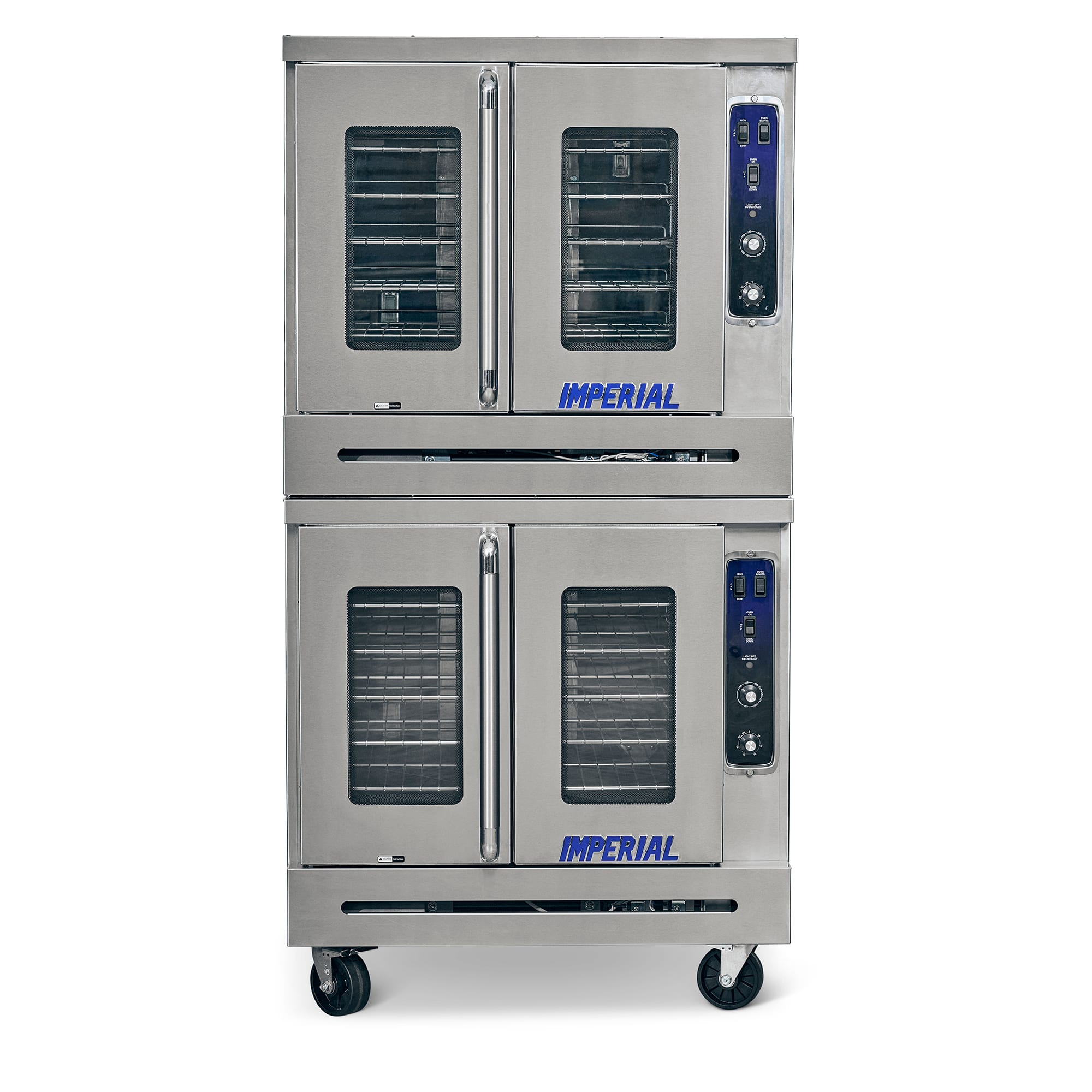 Imperial PCVE-2 Double Full Size Electric Convection Oven - 22kW, 240v/1ph