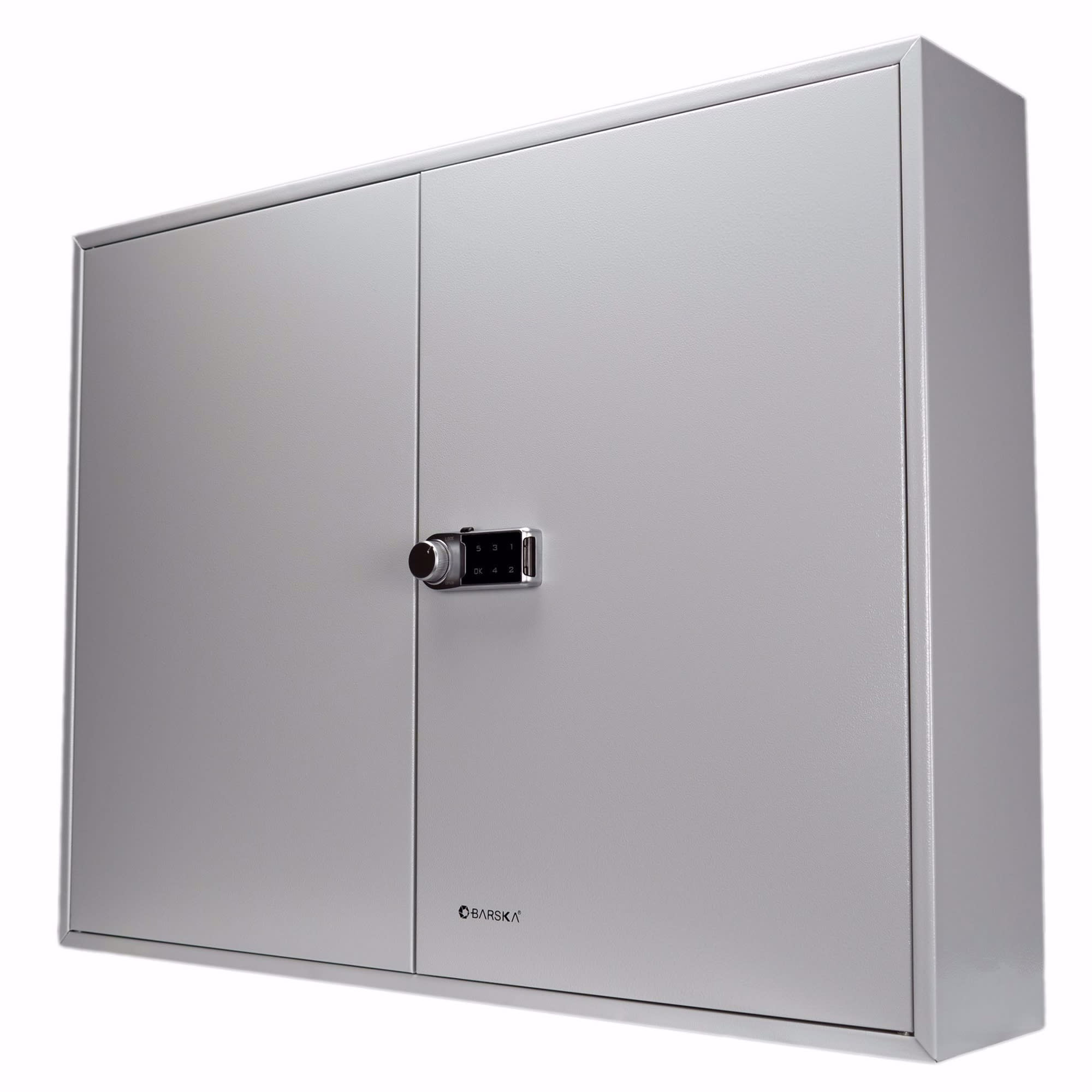 Barska CB13604 400 Key Cabinet w/ Keypad Lock - Steel, Gray