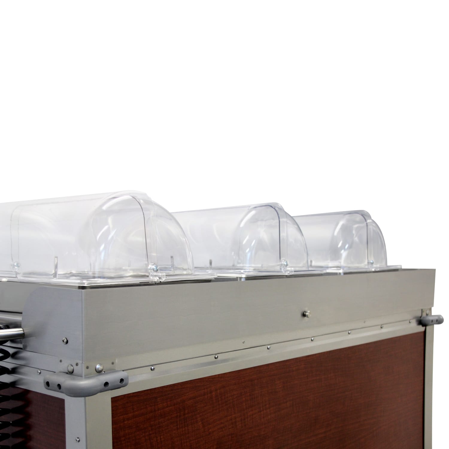 Cadco SS-49 49 3/8" Safety Shield for CBC-HHH Carts, Stainless Steel