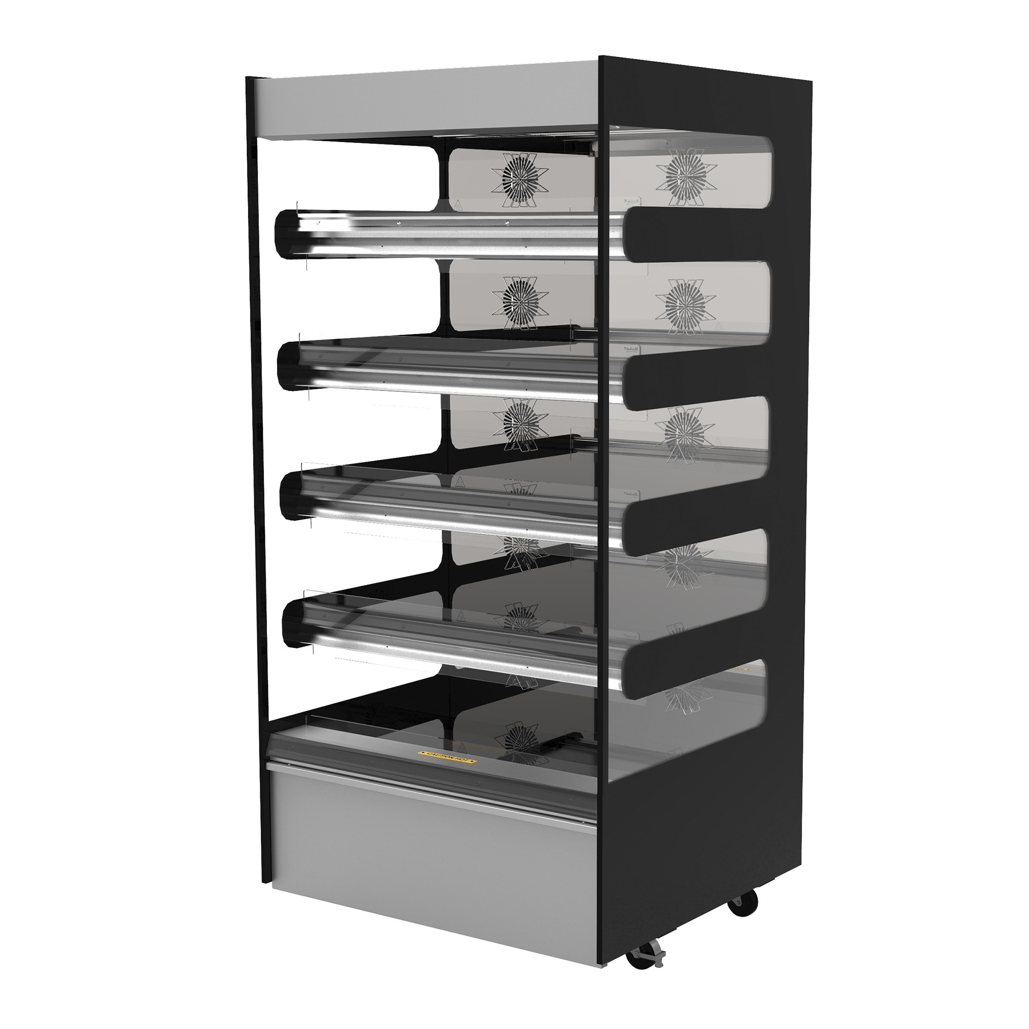 Flexeserve 5T-1000 38 3/10" Self Service Floor Model Heated Display ...