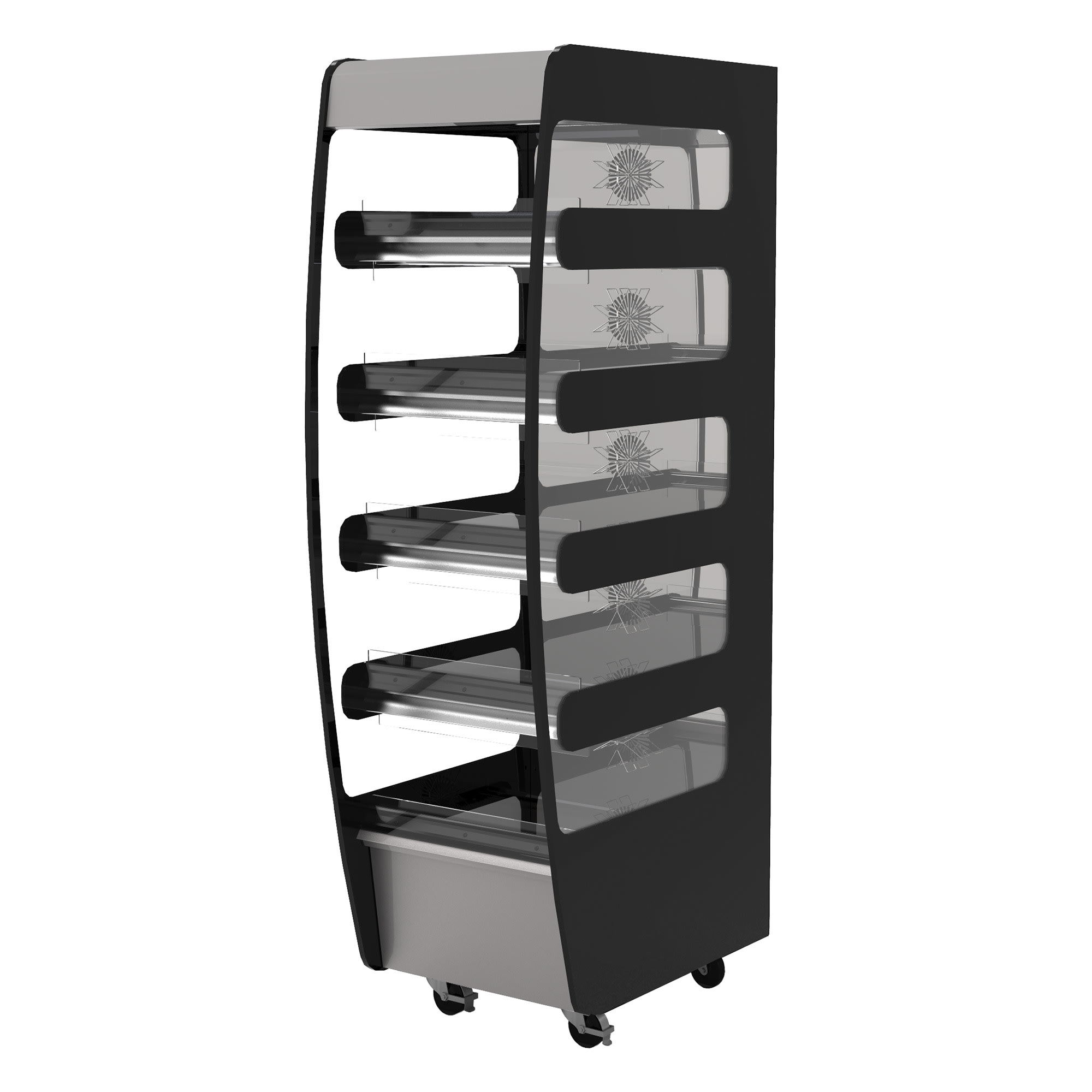 Flexeserve 5T-600C 21 4/5" Self Service Floor Model Heated Display Case ...