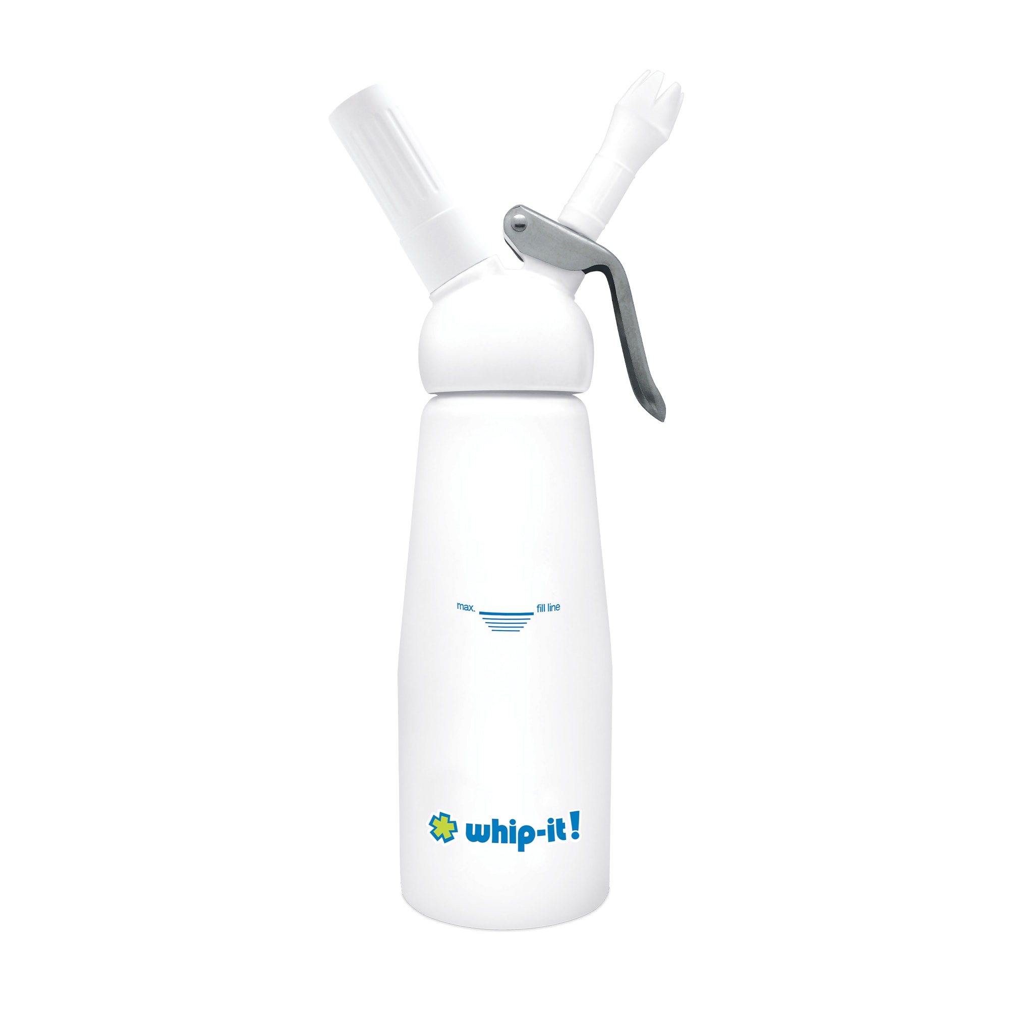 Whip-It! DC-EXP-H07 1/2 liter Whipped Cream Dispenser w/ (3) Nozzles ...
