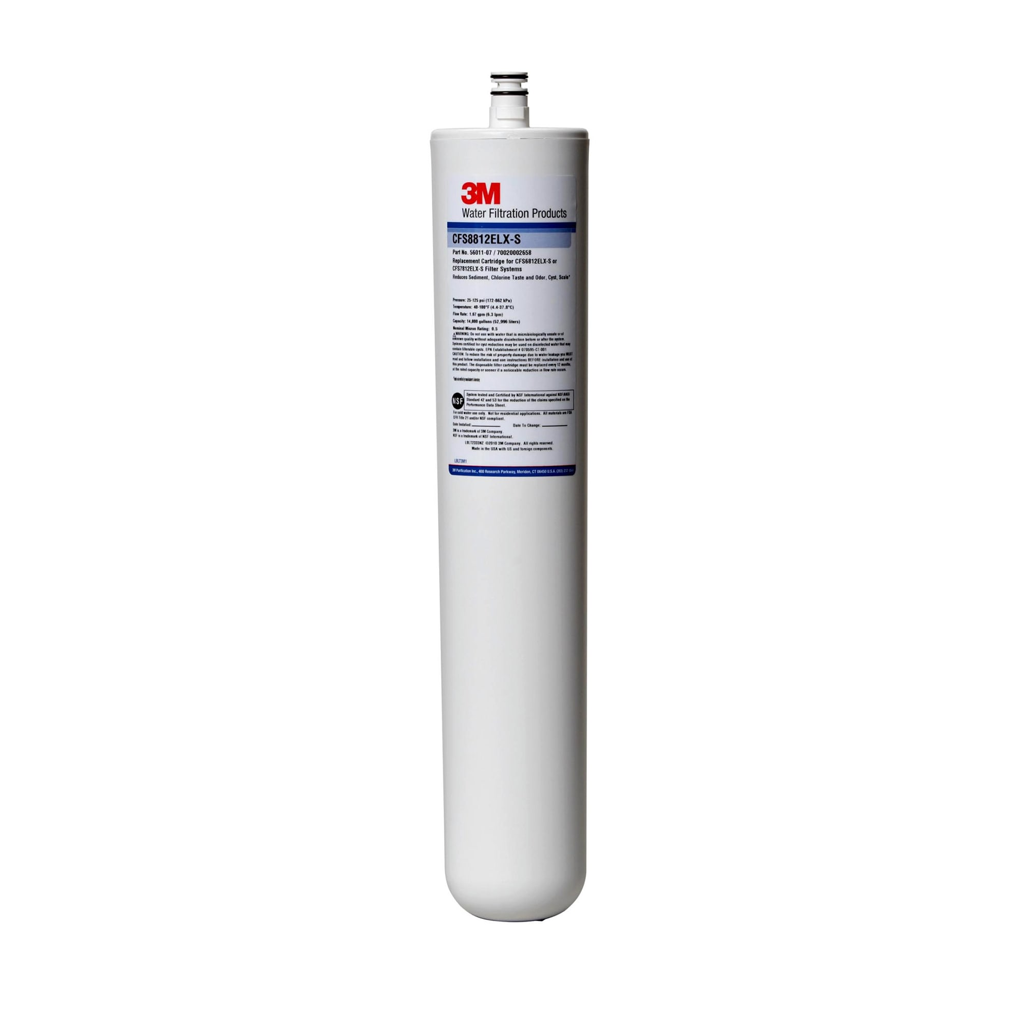 3M Cuno CFS8812ELX-S Replacement Cartridge For CUNO Filter Systems, 1/2 ...