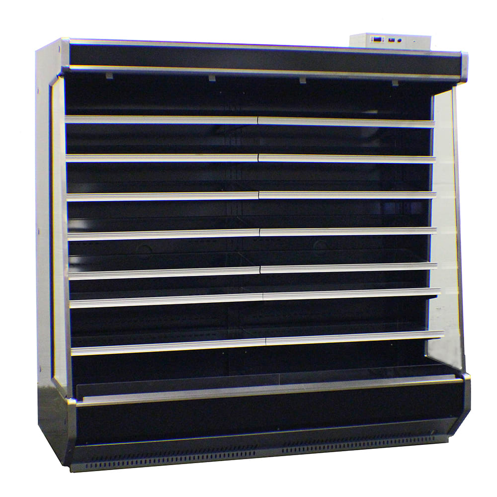 SandenVendo RSC6RA015 73 1/2" Vertical Open Air Cooler w/ (8) Levels ...