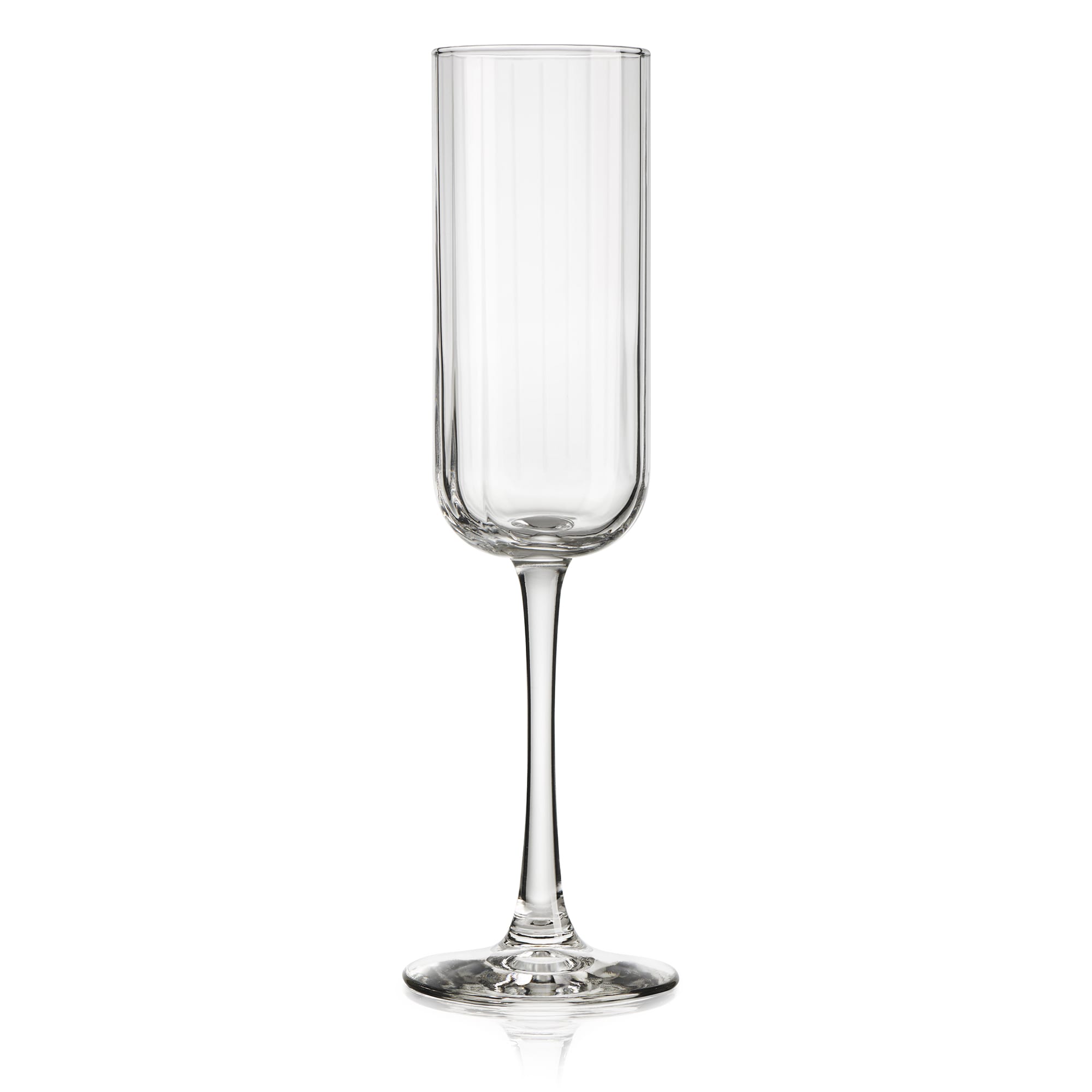 Libbey 7403 7 1/2 oz Linear Flute Glass