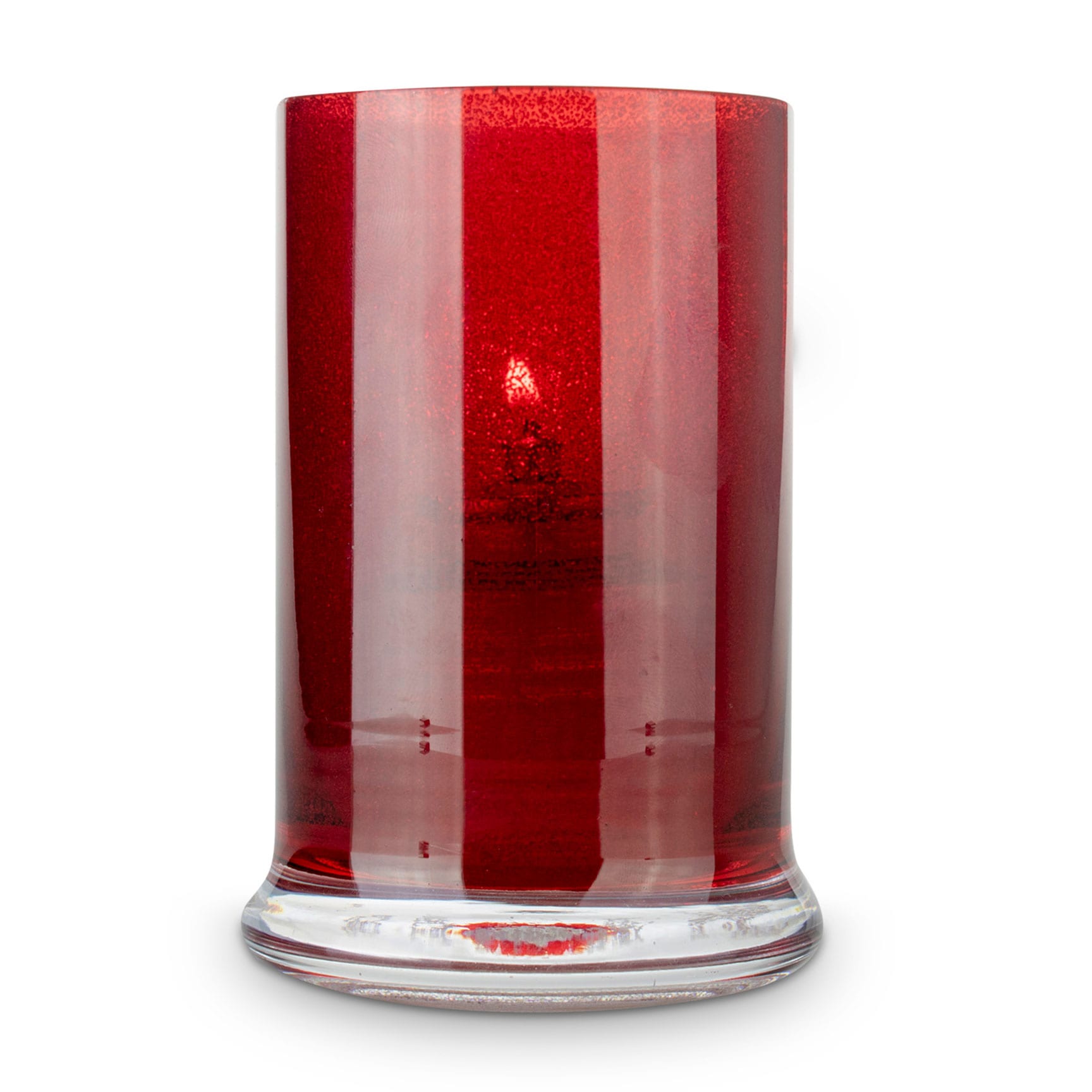 Sterno 80559 Siren Candle Lamp - 3"D x 4 1/2"H, Glass, Red