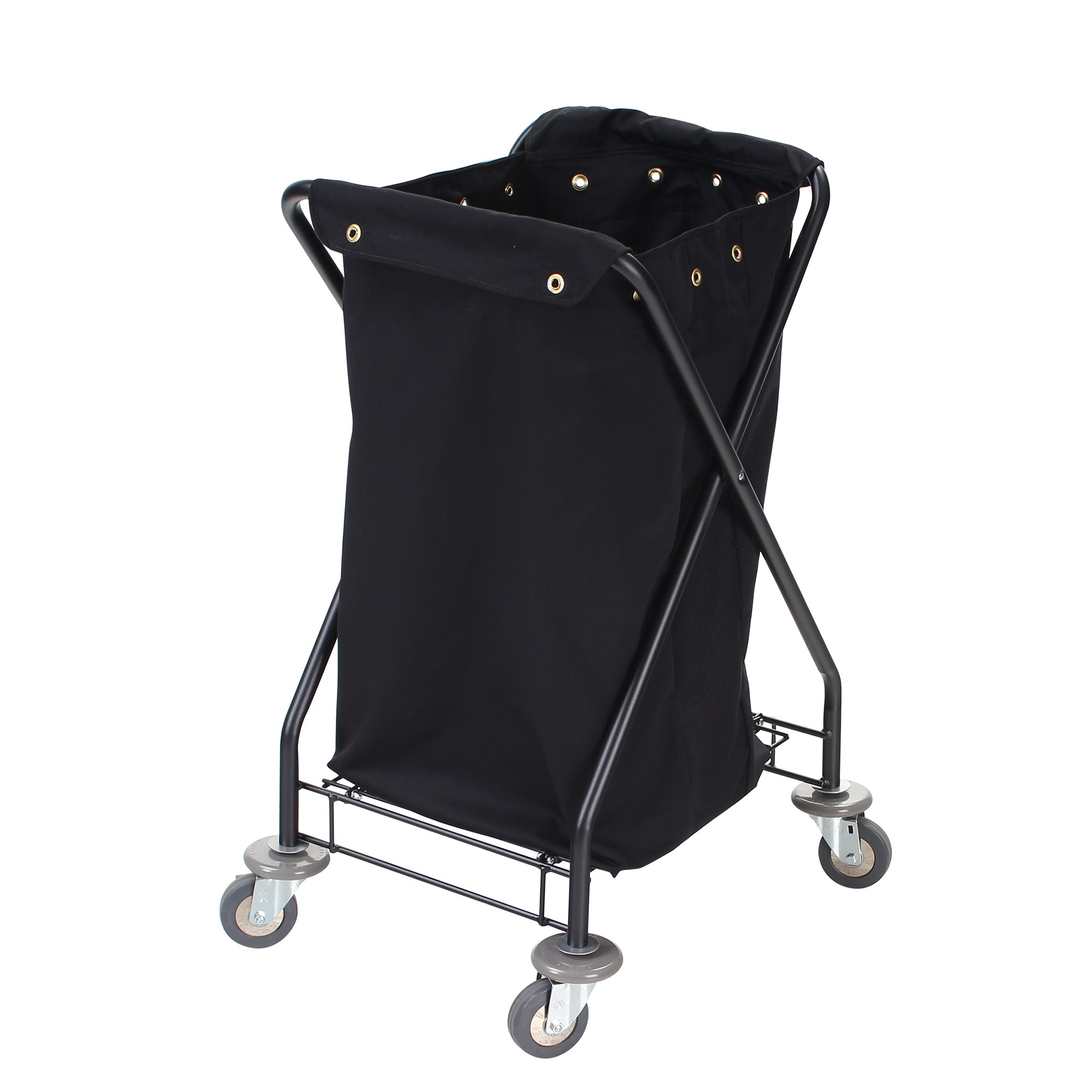 Forbes Industries 1128 Folding Laundry Cart w/ (4) Bushel Capacity ...