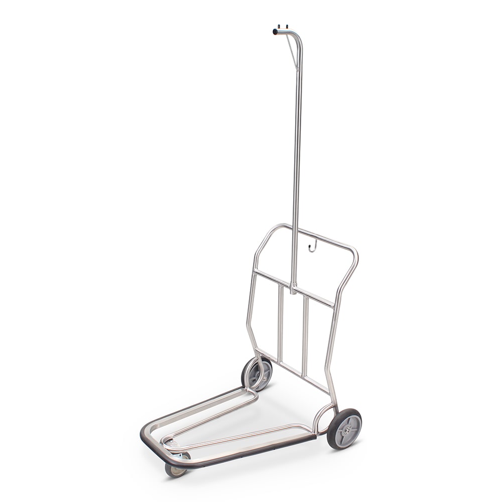 Forbes Industries 1574-SS-HB Self Serve Luggage Cart w/ Garment Hanger ...