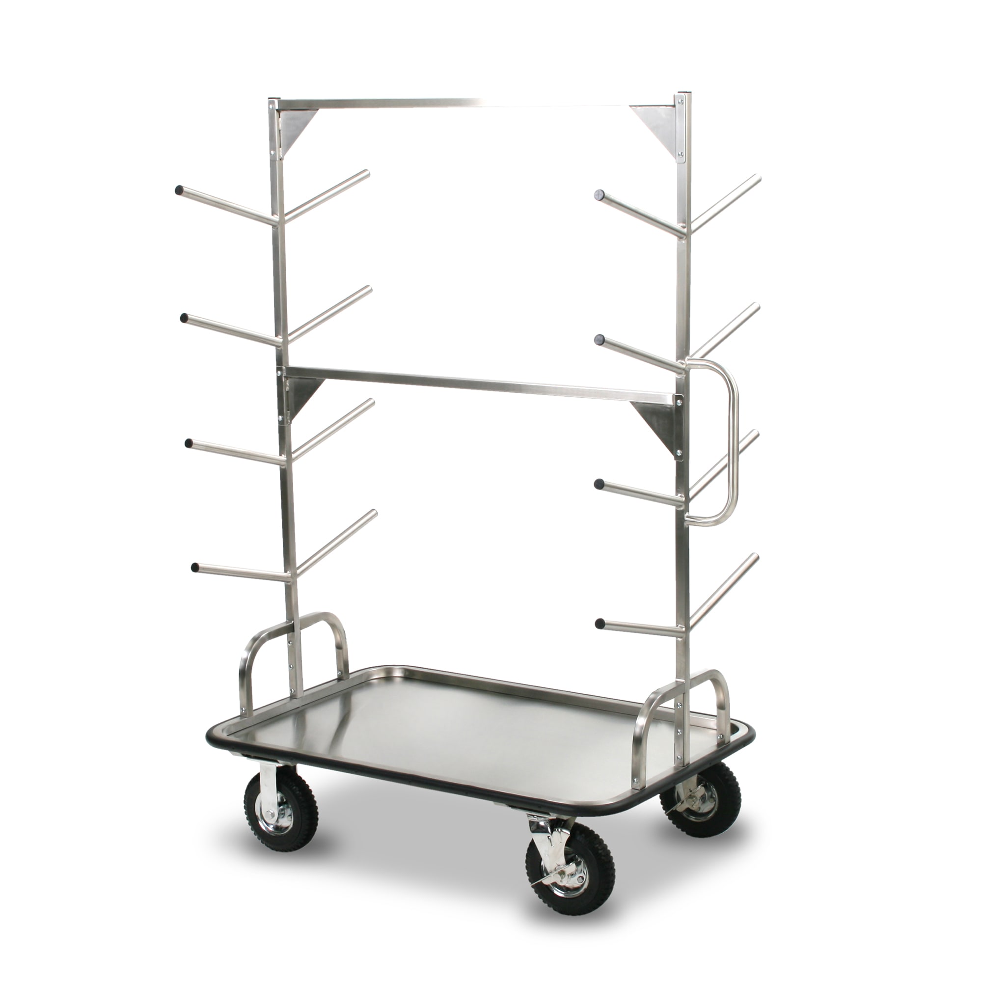 Forbes Industries 2569 Ski Transport Cart - 48"L x 32"W x 72"H, Brushed ...