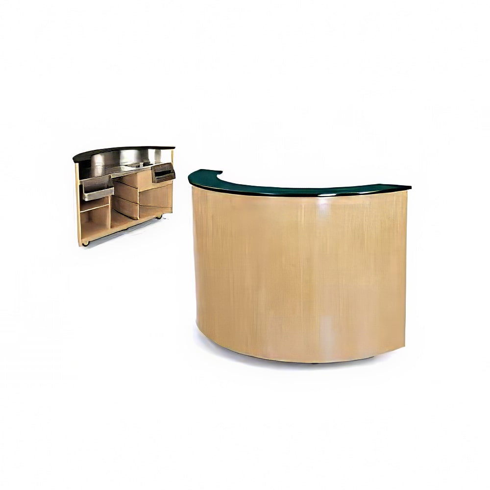 Forbes Industries 5790-5 Mobile Bar w/ (1) Sink & (2) Speed Rails - 60 ...