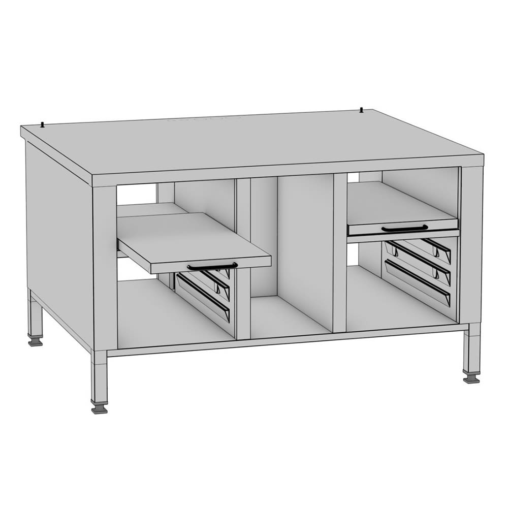 Rational 60.31.319 Stationary Equipment Stand for 2-S, Cabinet Base