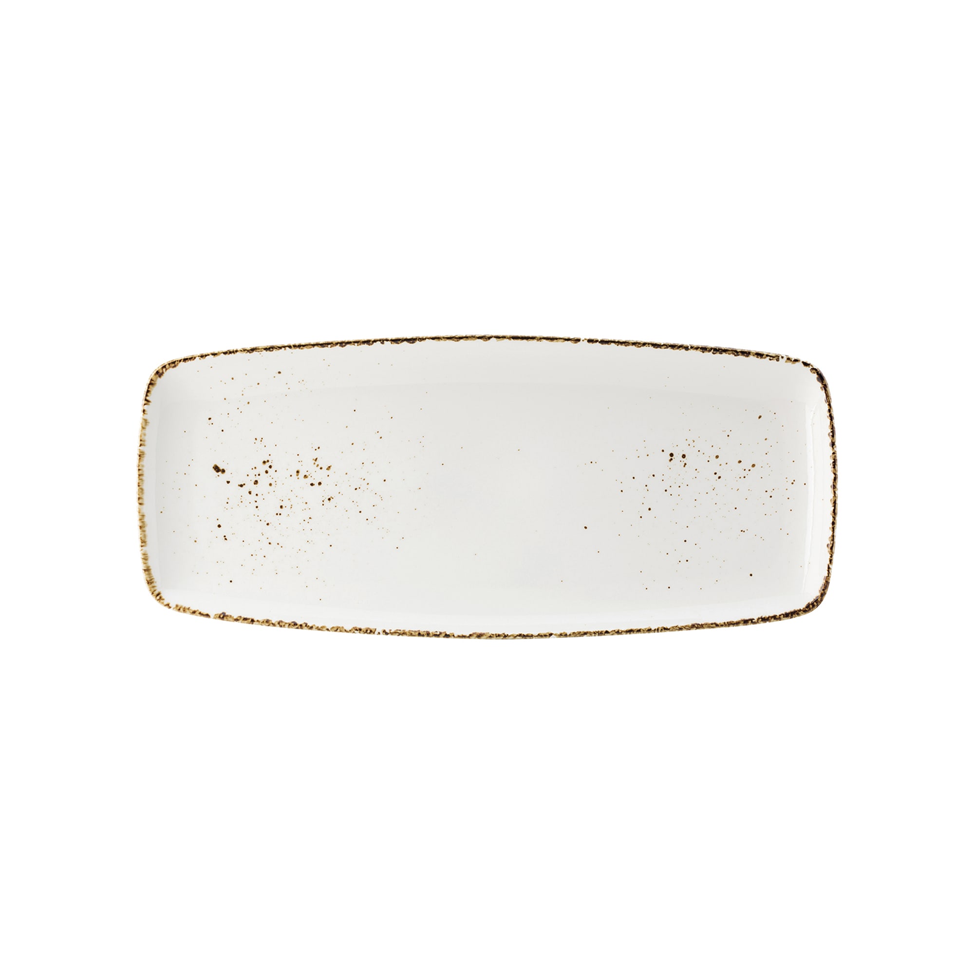 Steelite UCT9076 17 1/2" x 8" Utopia Umbra Rectangular Platter ...