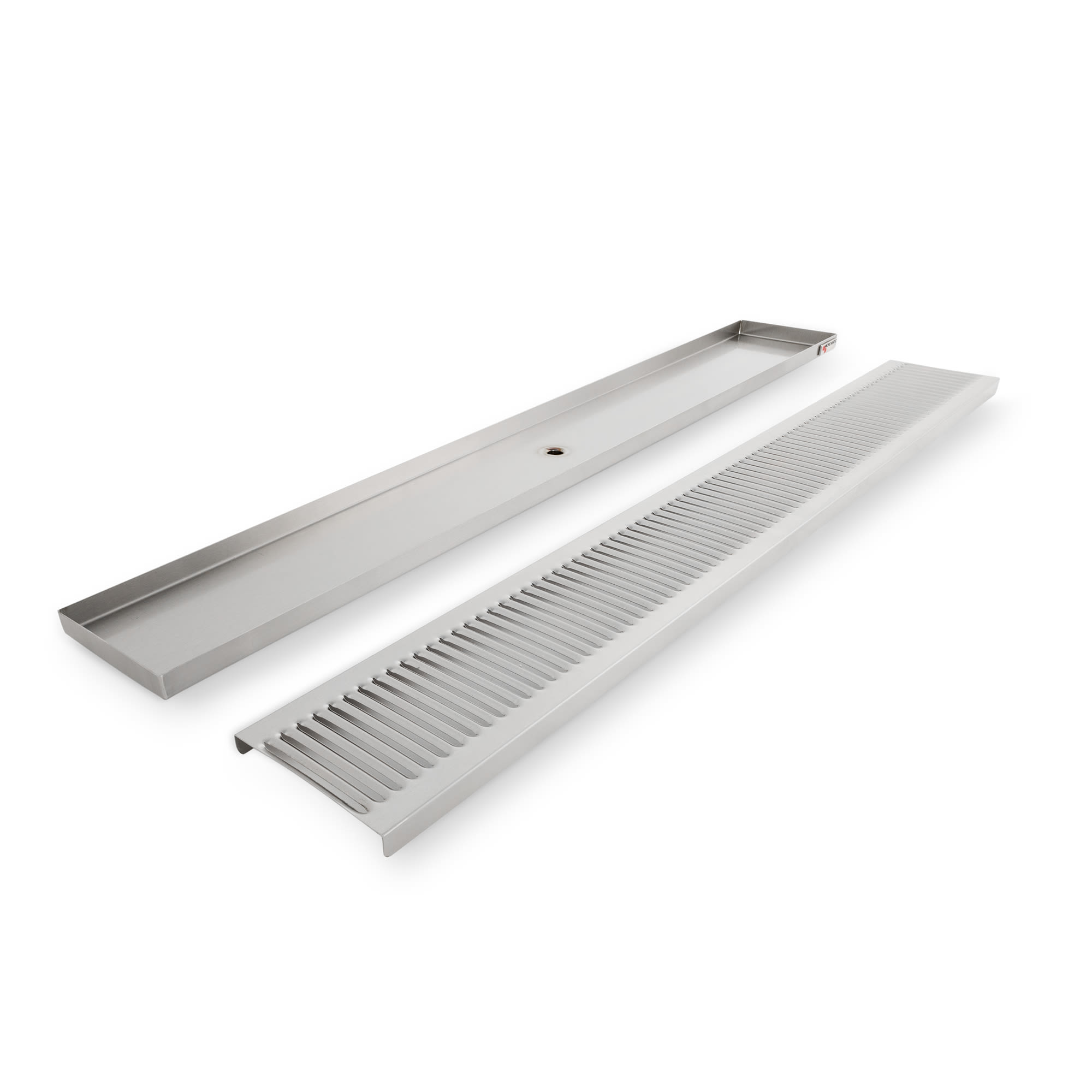 Micro Matic DP-120D-39 Surface Mount Drip Tray Trough w/ 5/8" Drain ...