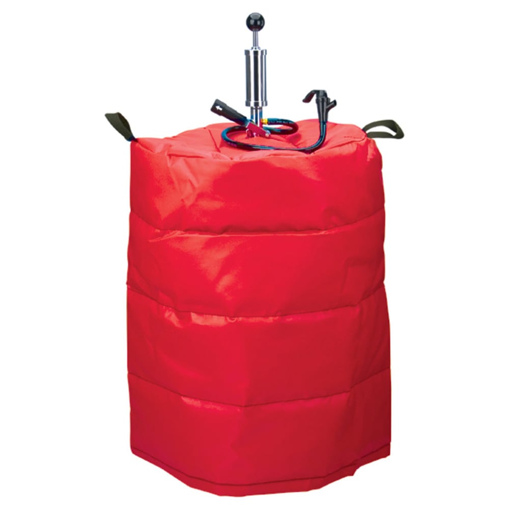 Micro Matic KJ-01 Keg Jacket for Half Barrel - Vinyl, Red