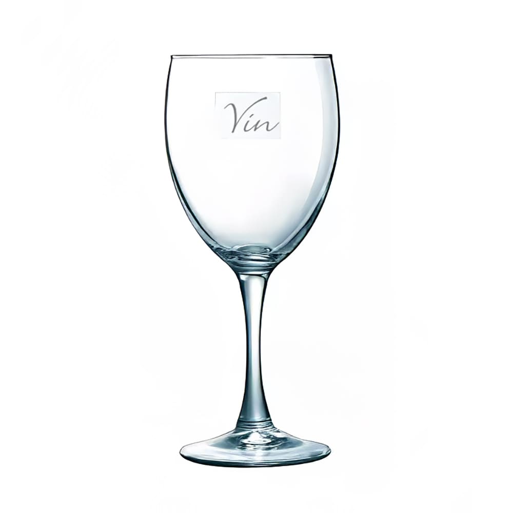 Arcoroc D1CM5312 12 oz Excalibur Wine Glass w/ Vin Logo & Pour Control