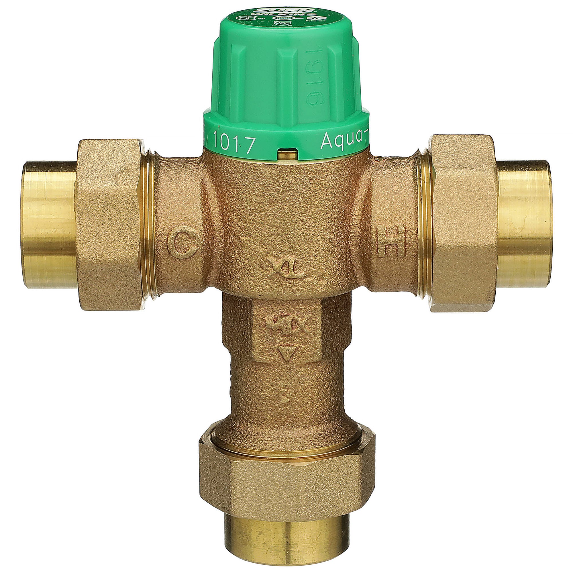 Zurn Industries 1-ZW1017XLC 1" Thermostatic Mixing Valve w/ Copper ...