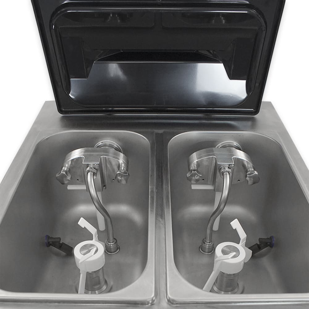 Spaceman 6378AH-1-PHASE Soft Serve Ice Cream Machine w/ (2) 7 1/2 qt ...