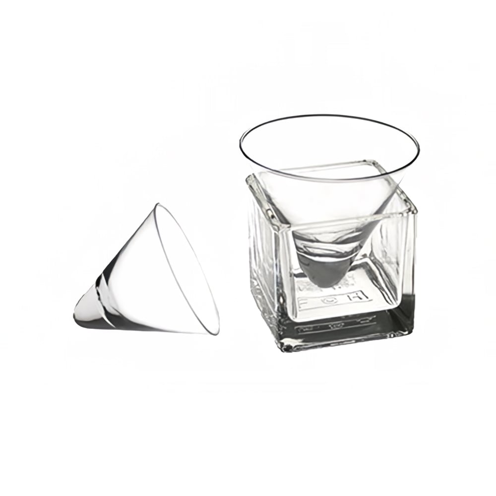 Front of the House ASA013CLG23 4 oz Cone Shaped Sampler™ Dish - Glass ...