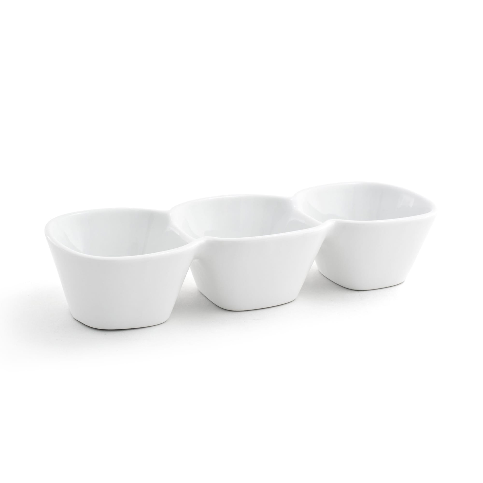 Front of the House BBO008WHP22 3 Compartment Mod® Bowl - 9" x 5 ...