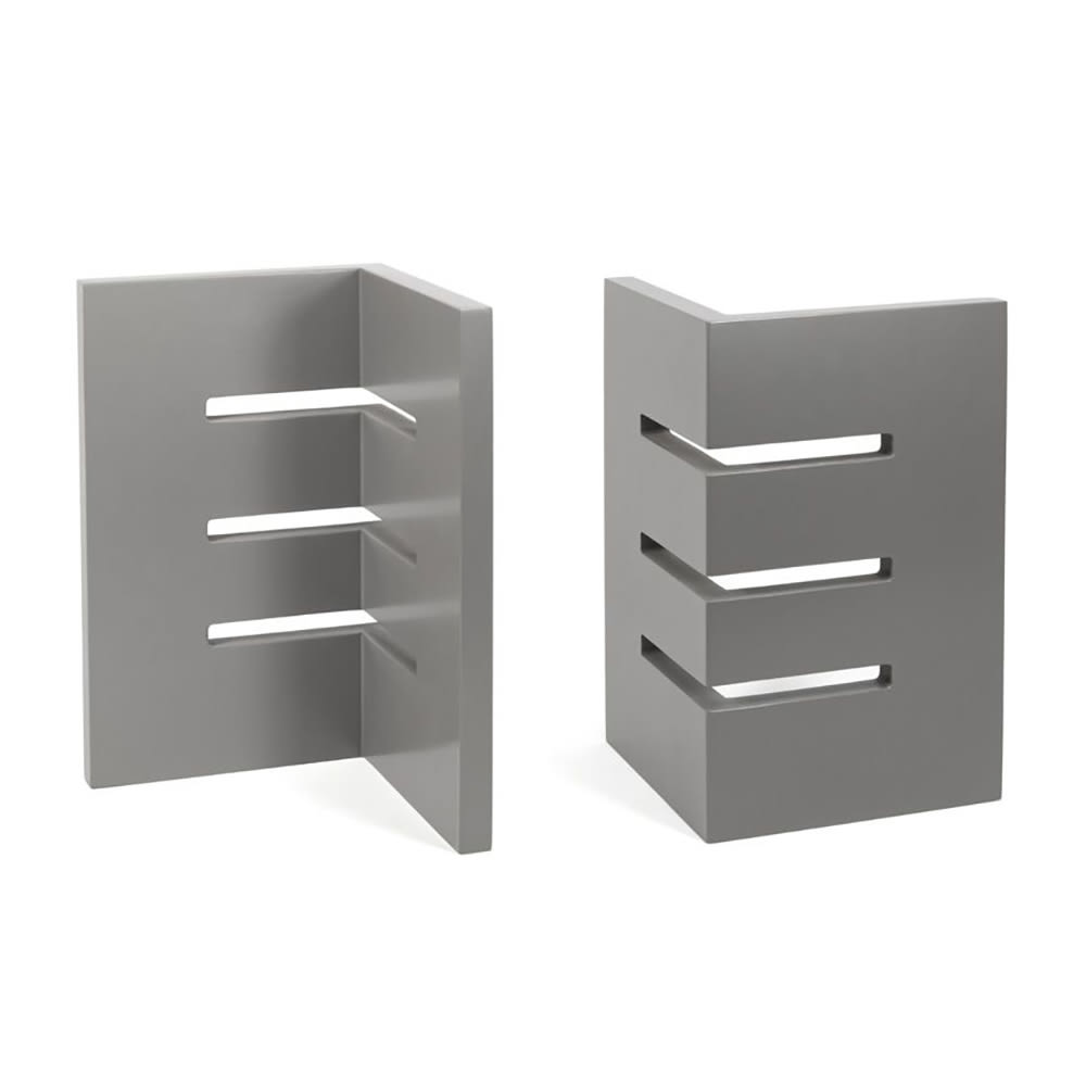 Front of the House BHO144GYB20 2 Piece Buffetware Riser Set - Bamboo, Smoke